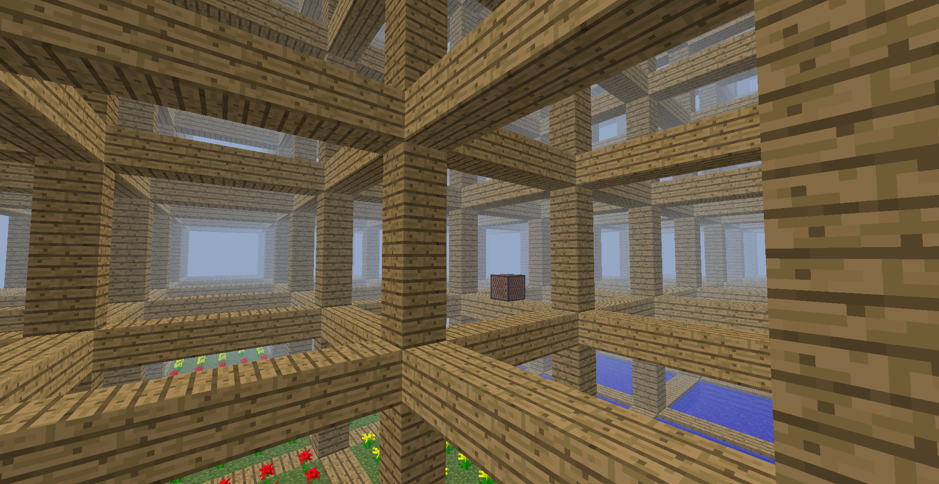 I built the minecraft structure that I've seen in my dreams for a long time. | Scrolller