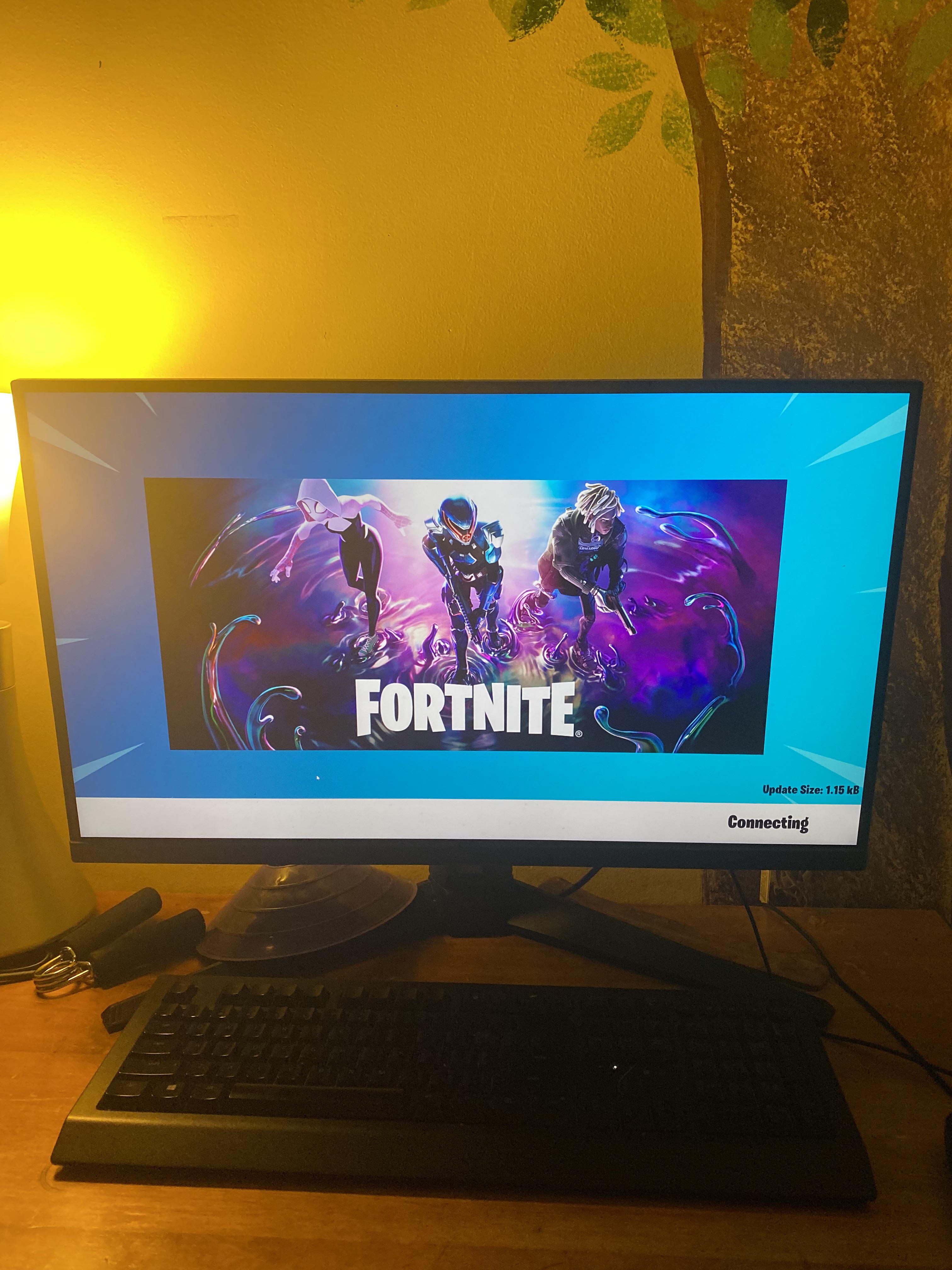 Fortnite is stuck on this screen. Any idea how to fix? | Scrolller