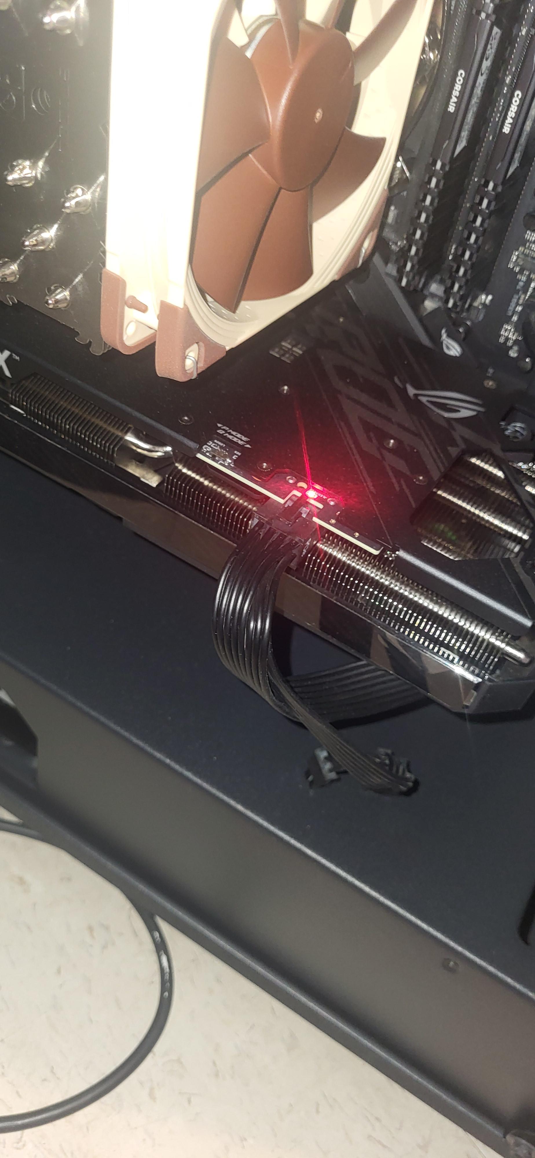 Blinking lights on gpu cause unknown | Scrolller