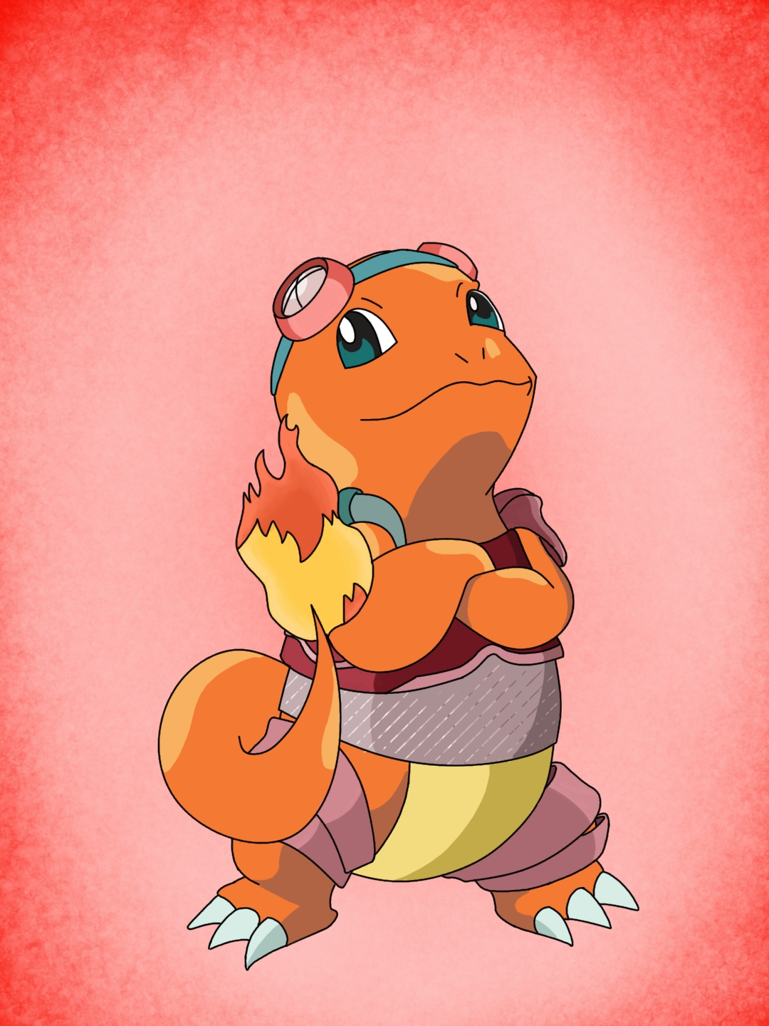 Getting ready for the pokemon crossover with my Chandra Charmander | Scrolller