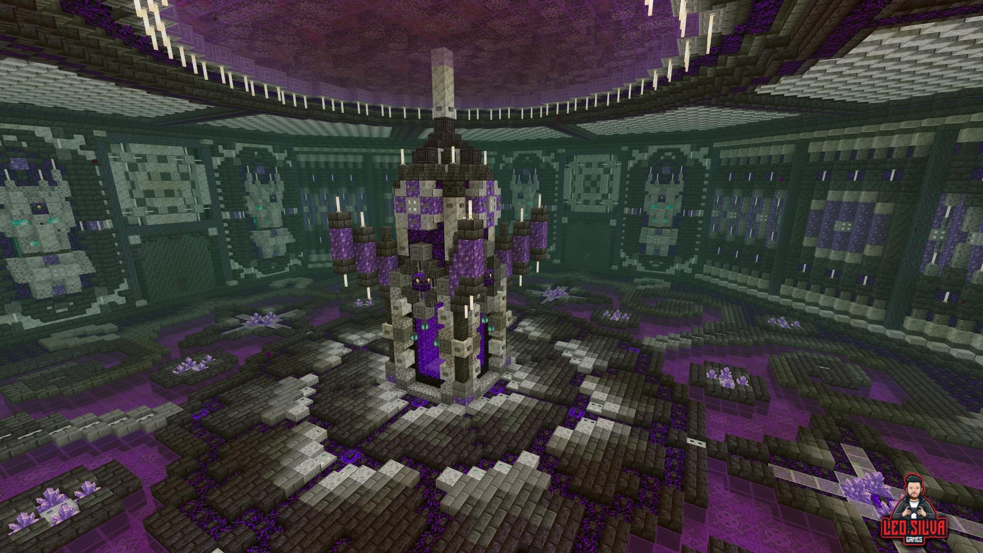 Perfect NetherHub in Minecraft Bedrock 😍 | Scrolller