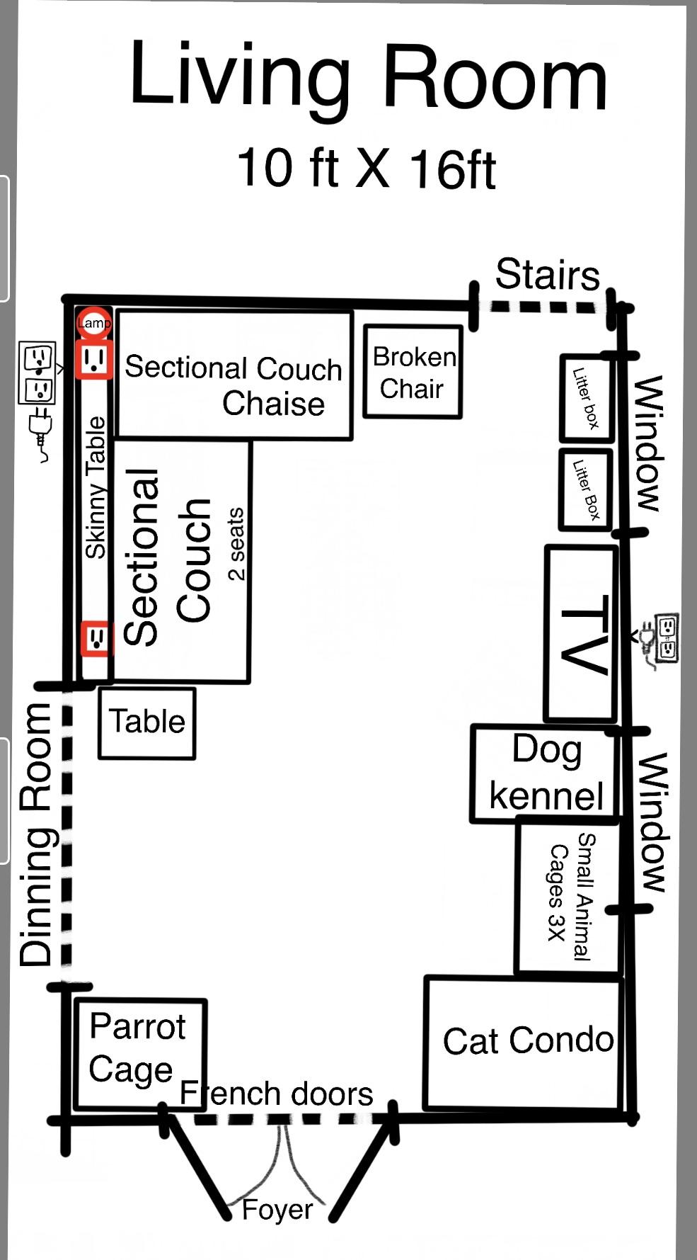 Please help me fix my living room layout. | Scrolller