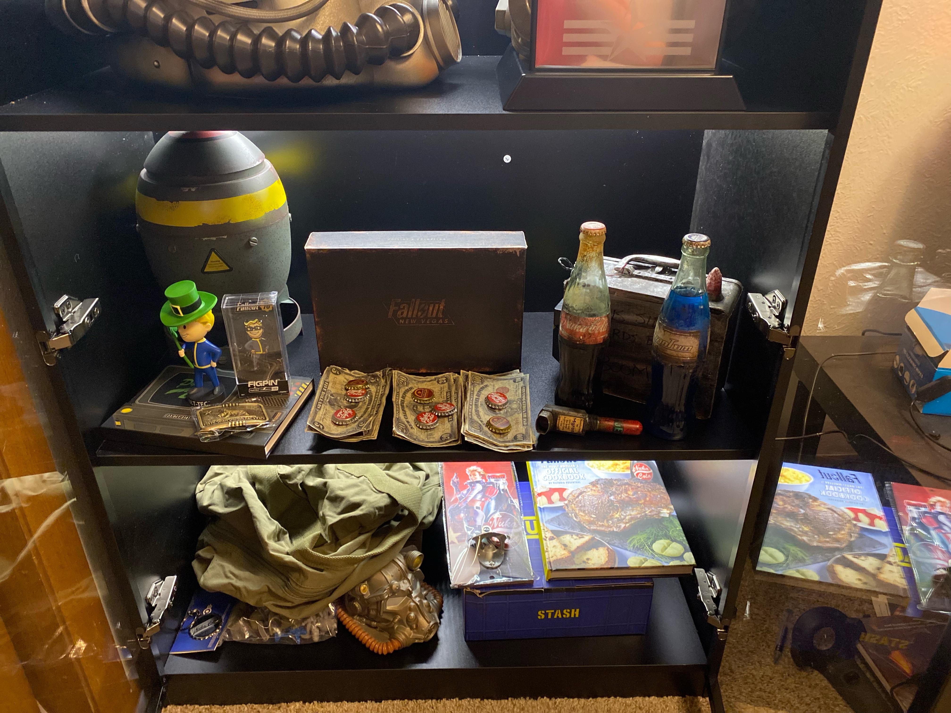 The show restarted a flame in my heart, so I bought a new cabinet to display all my fallout ...