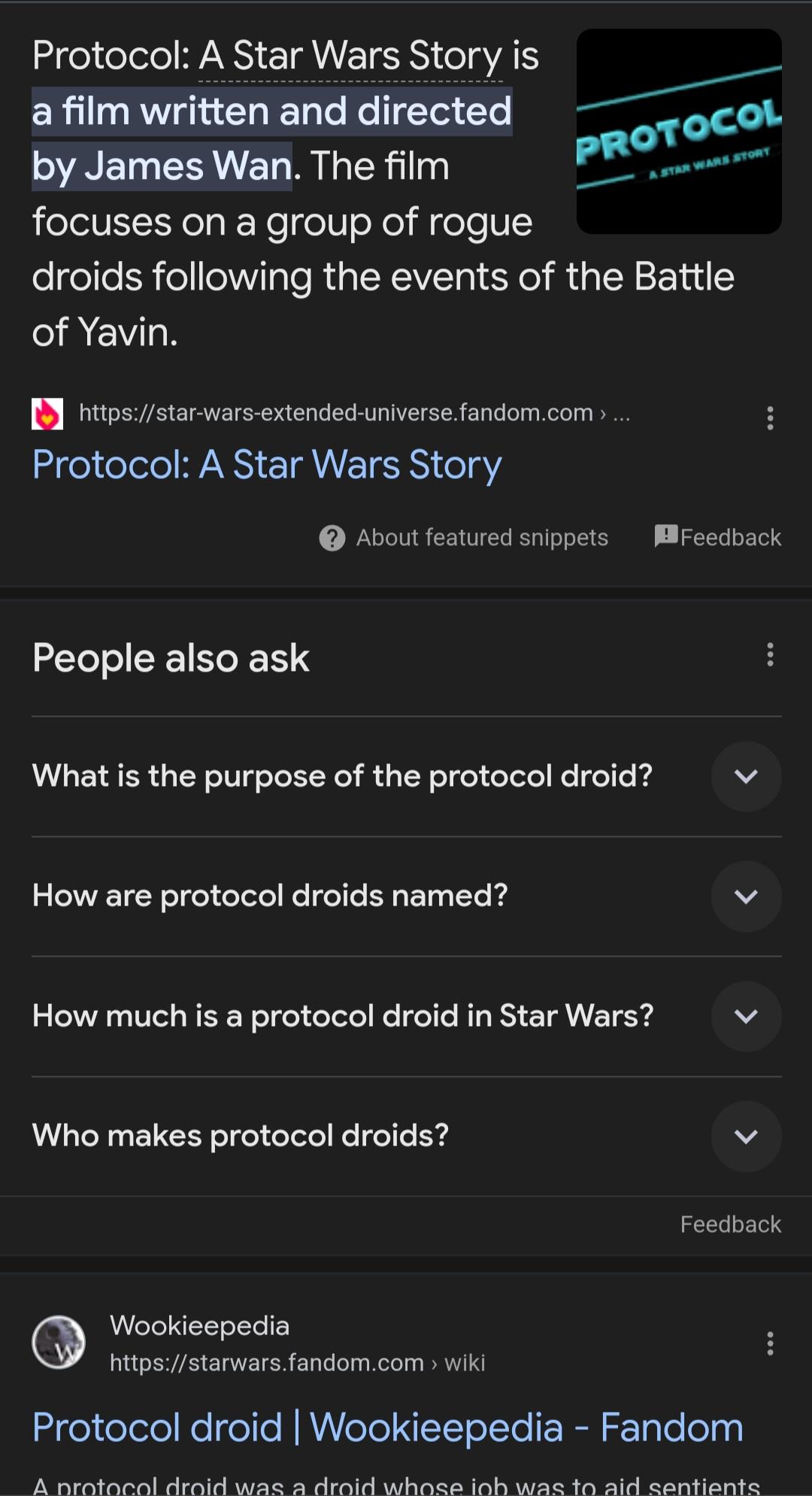 What in the World is "Protocol: A Star Wars Story"? | Scrolller