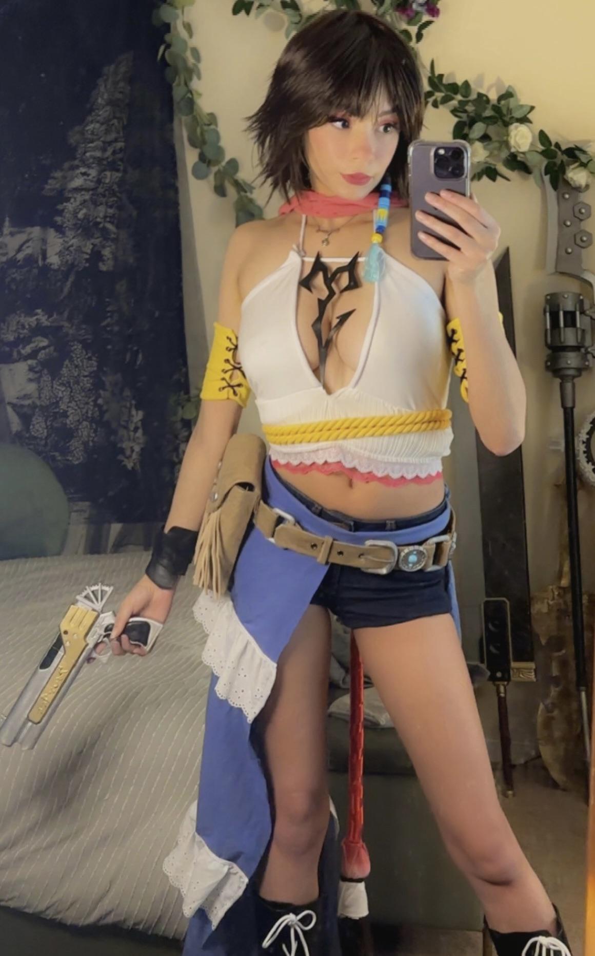 Finally finished making my Gunner Yuna cosplay! :) | Scrolller