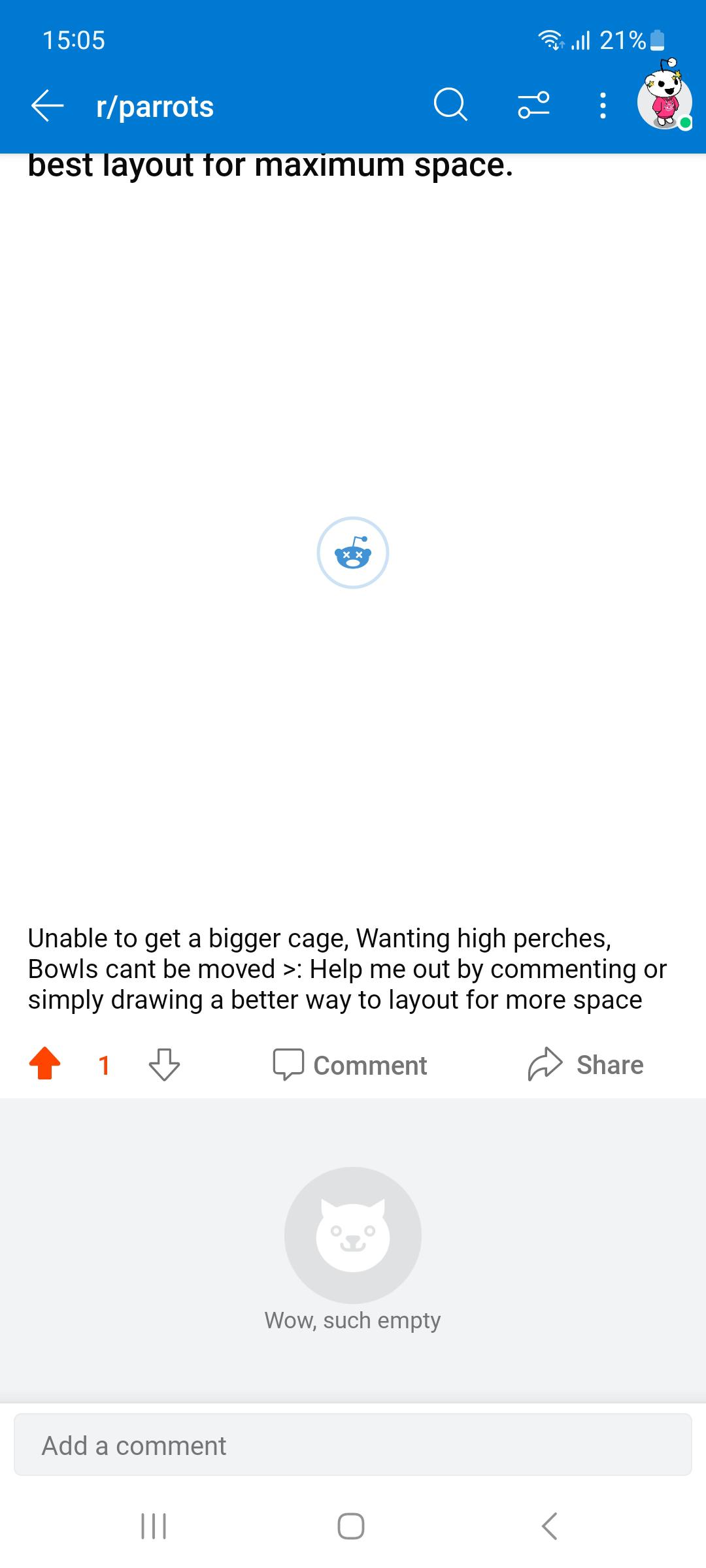 Need help with cages set up, what the best layout for maximum space. | Scrolller