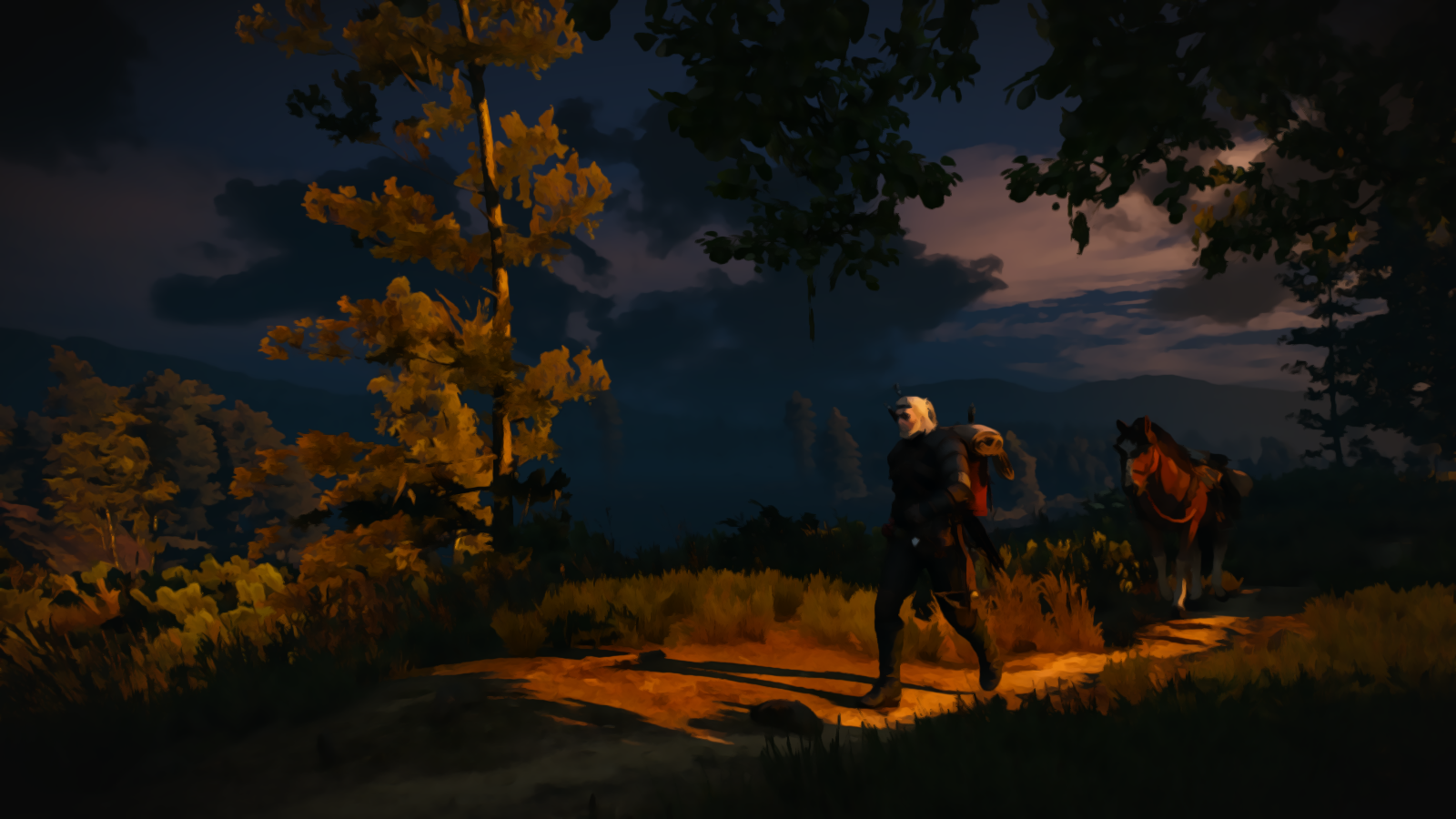 White Wolf on the Path | Scrolller