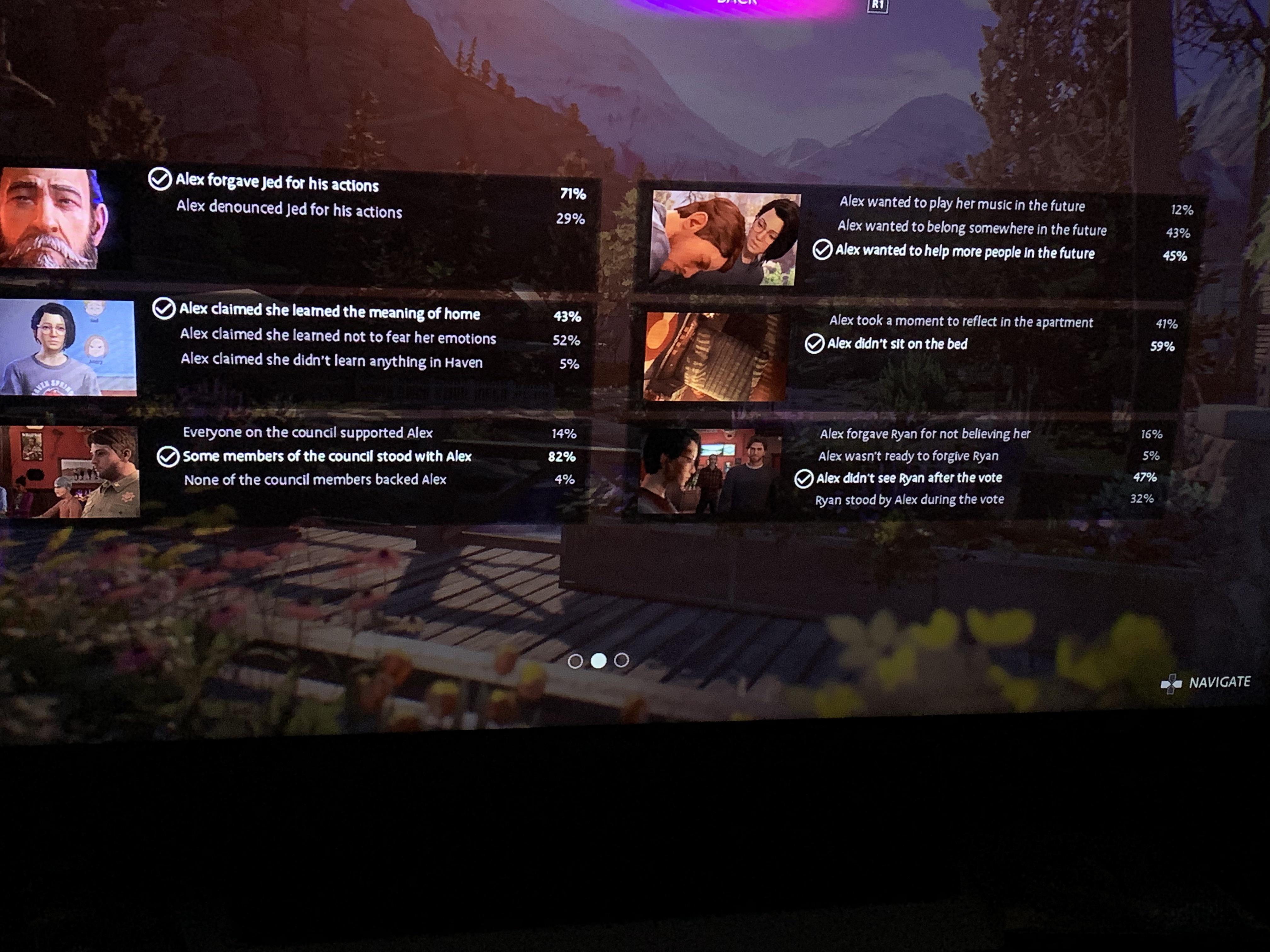 [TC] Just finished LIS TC! What a epic game! Here’s my stats during the final episode | Scrolller