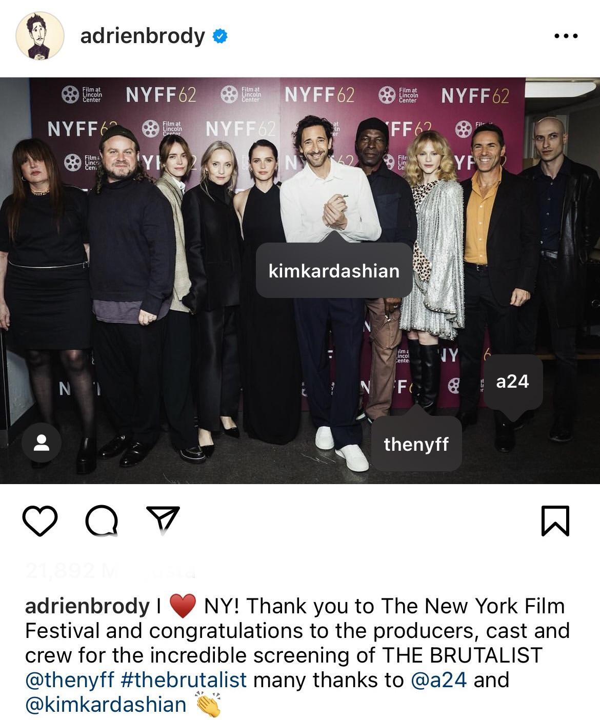 Adrien Brody jokes about being mistaken for Adam Brody by Kim Kardashian | Scrolller