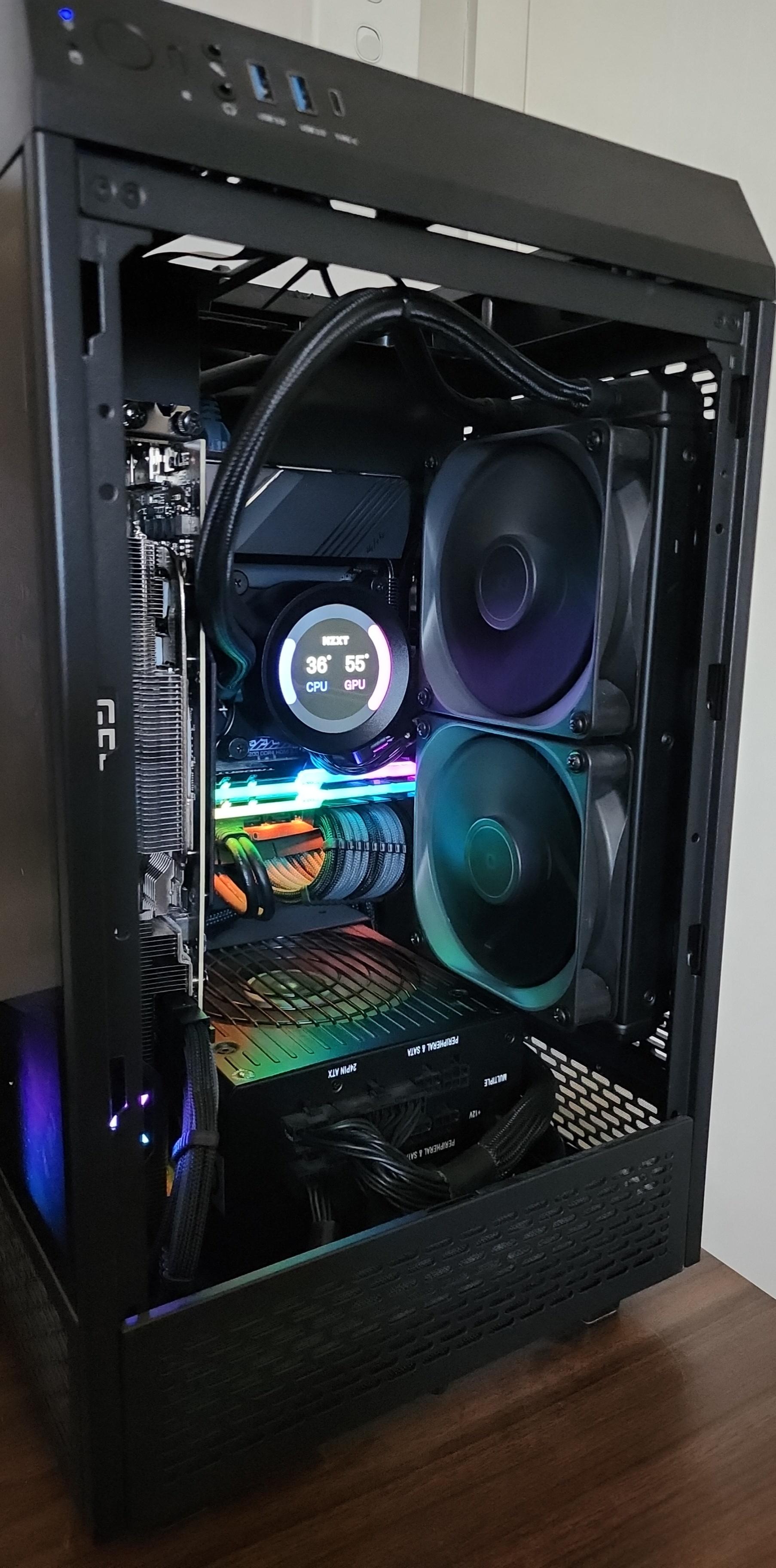 I made a 240mm AIO fit in my TT Tower 100 Case | Scrolller