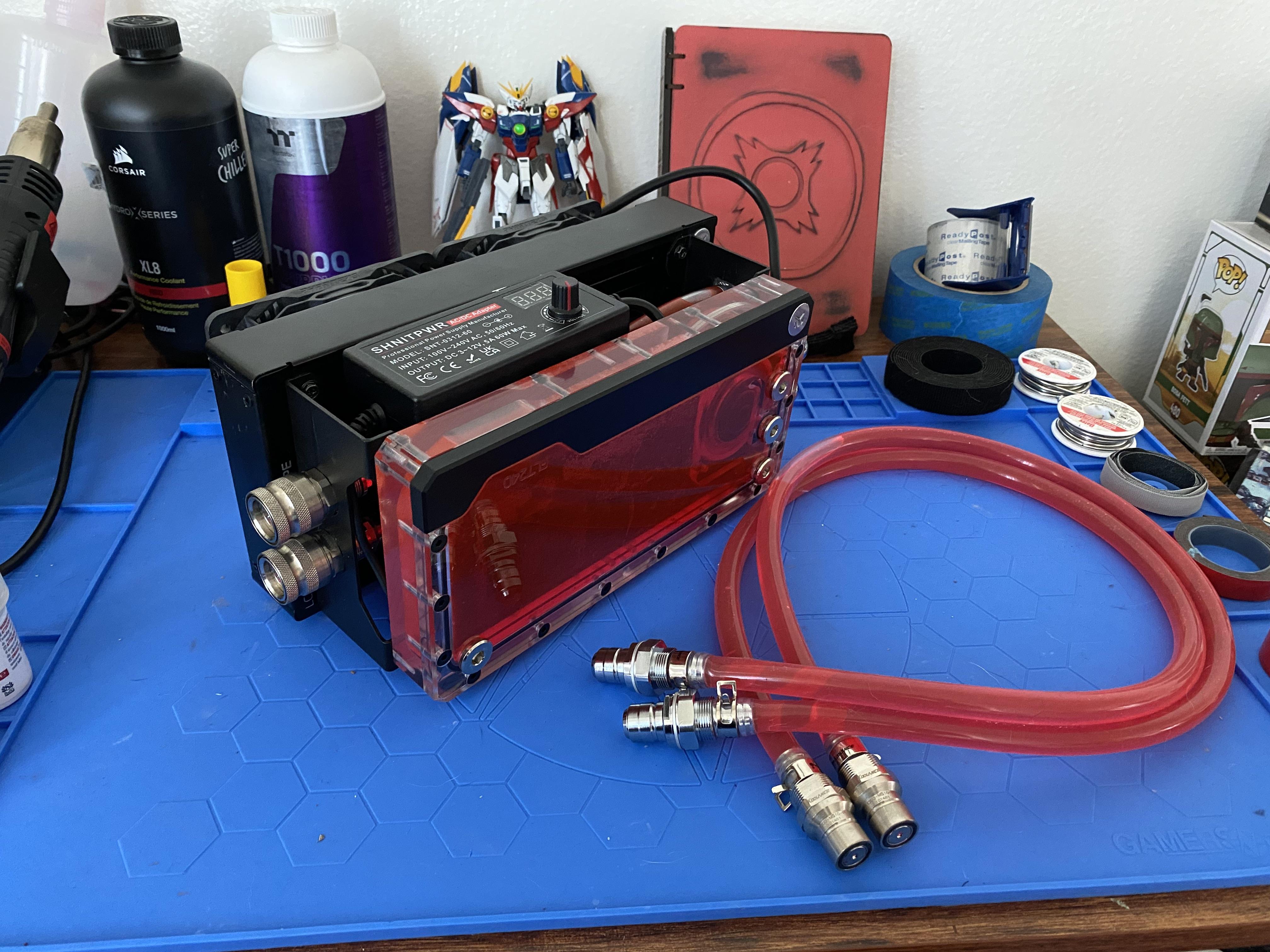 Got the external radiator together, now onto the laptop | Scrolller