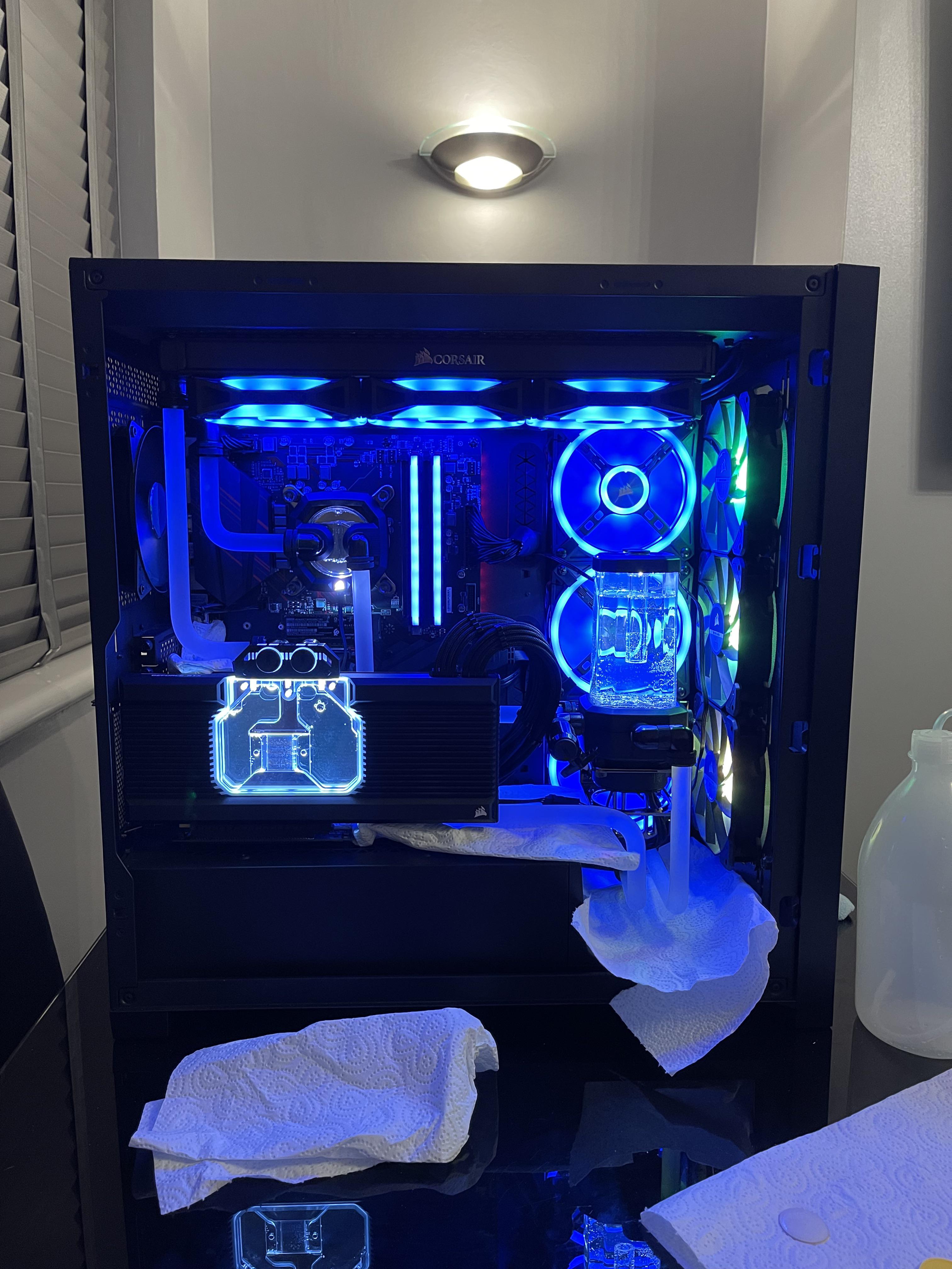 Finished my Corsair 5000X custom loop | Scrolller