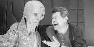 Behind the scenes pics of Andy Serkis and Snoke. | Scrolller