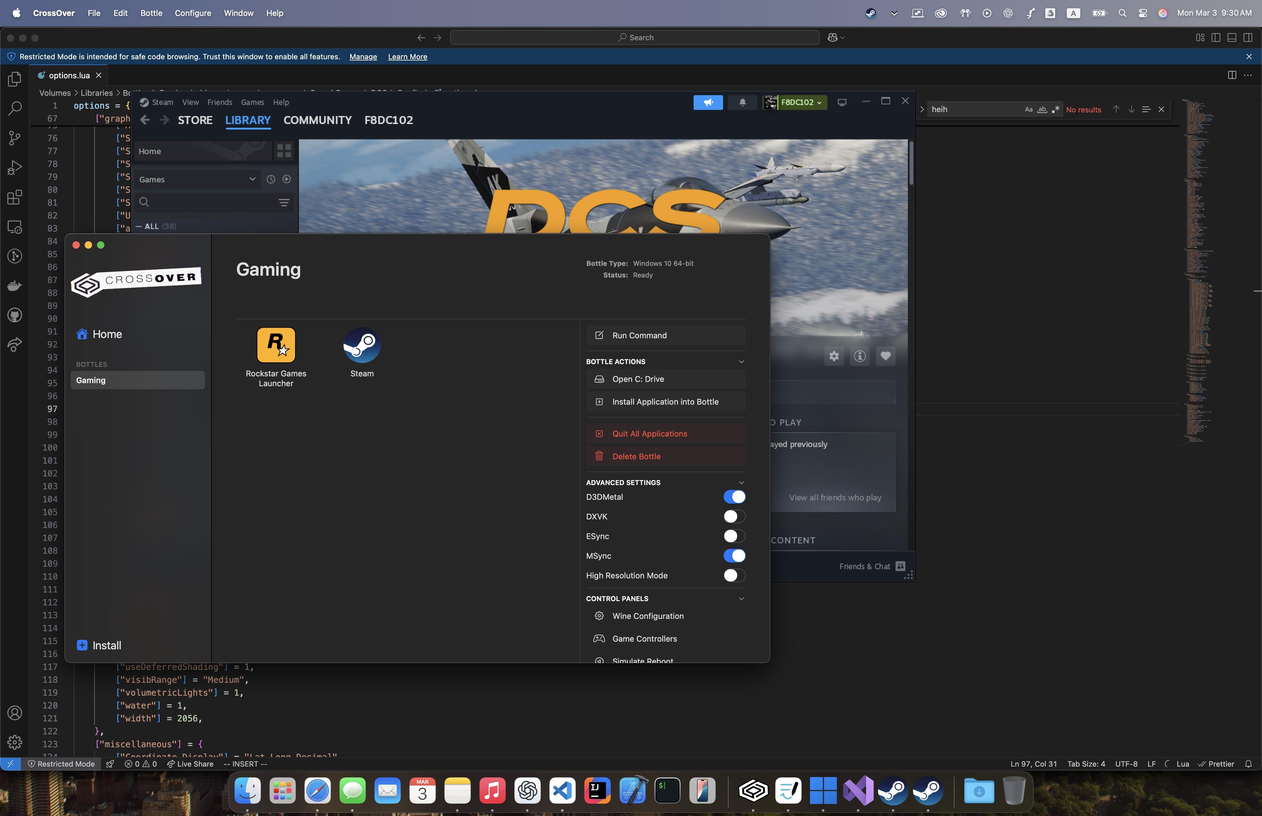 DCS World on CrossOver | Scrolller