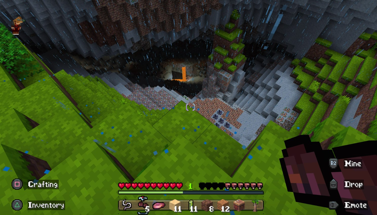 First map in a year, managed to spawn in my favorite biome, a bamboo forest! | Scrolller