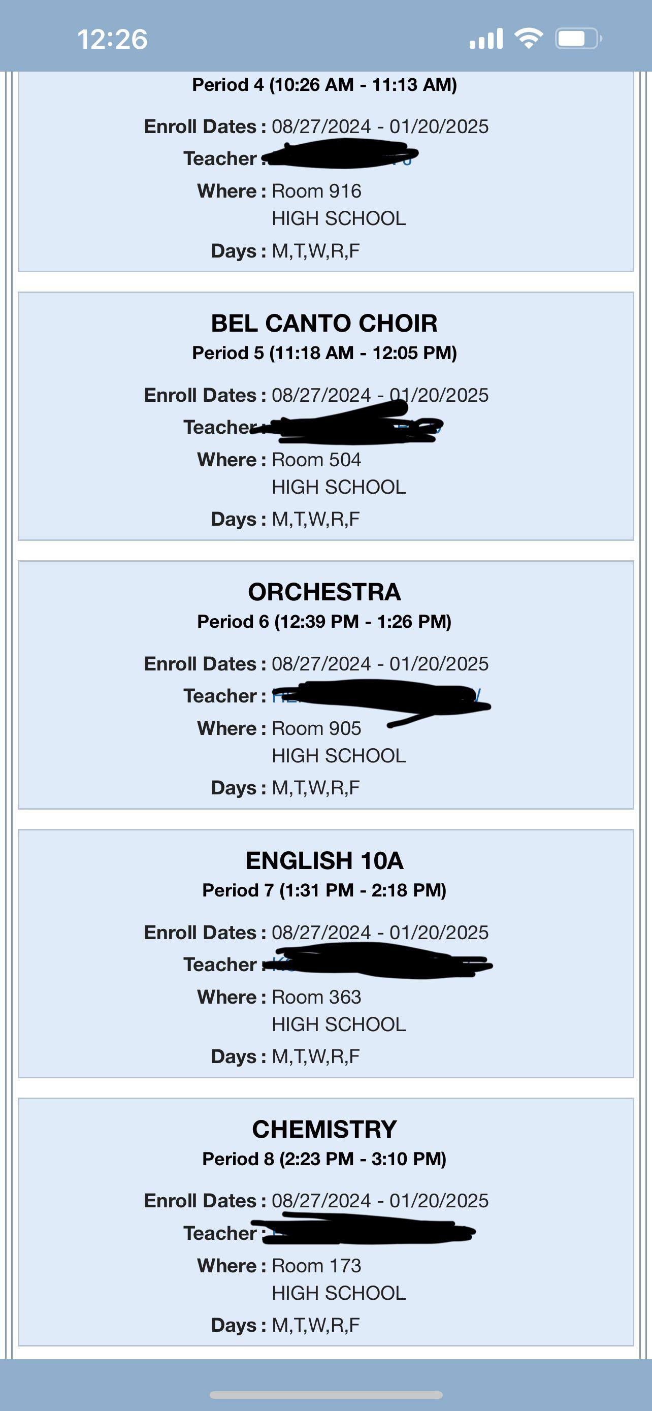 Rate my schedule | Scrolller
