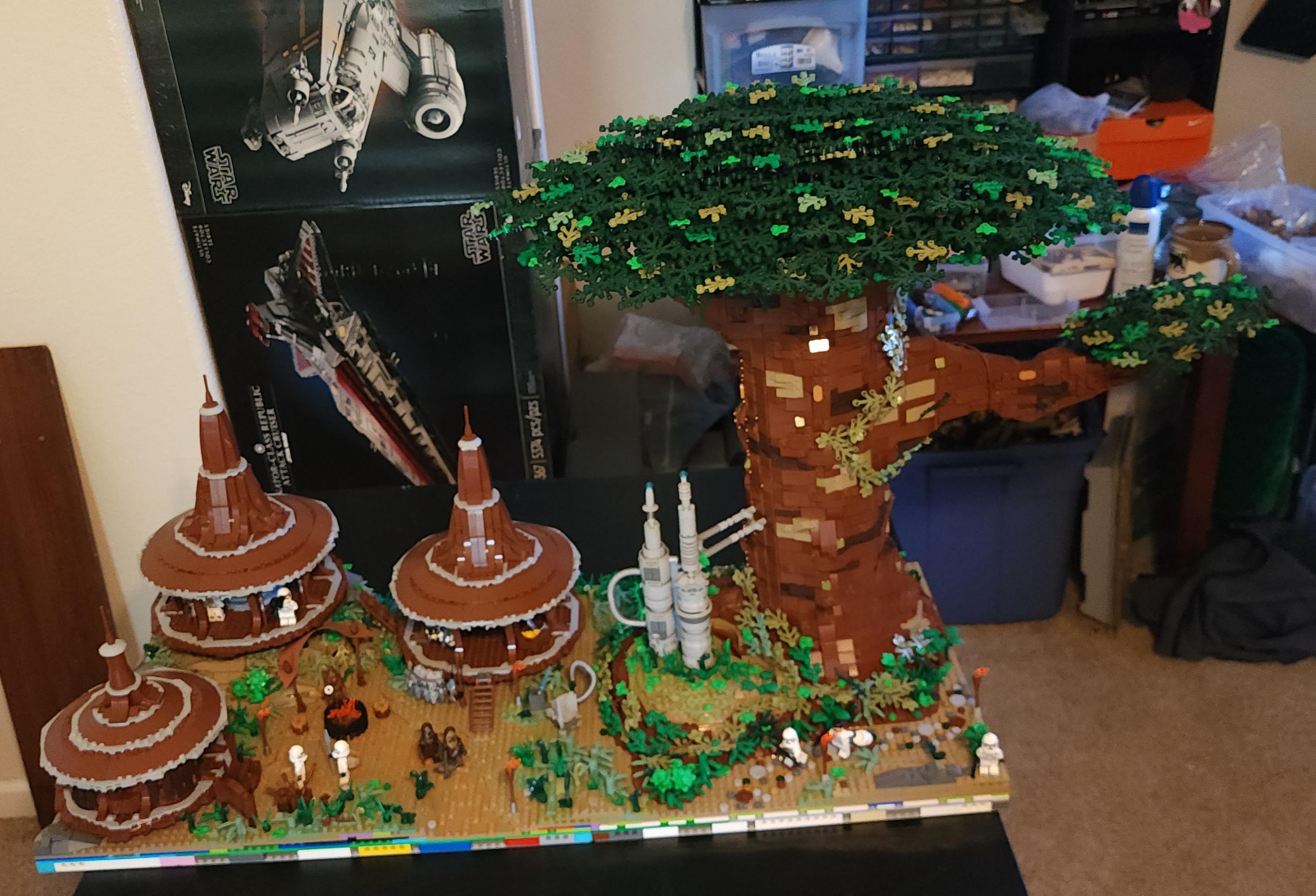 Wookie Village of Kashyyyk Moc complete (Section 2/4) | Scrolller