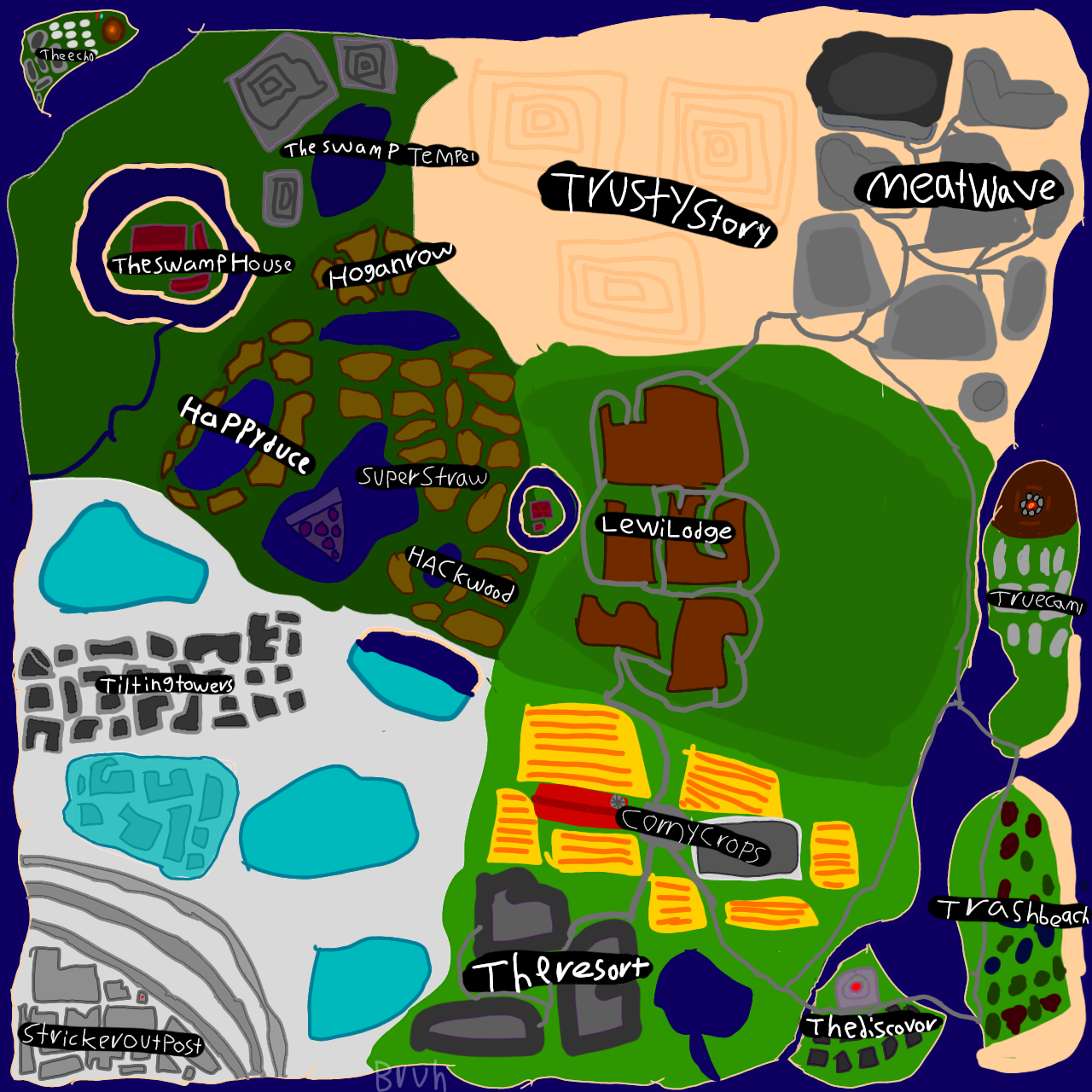 Here is season 1 and 2 of my map | Scrolller