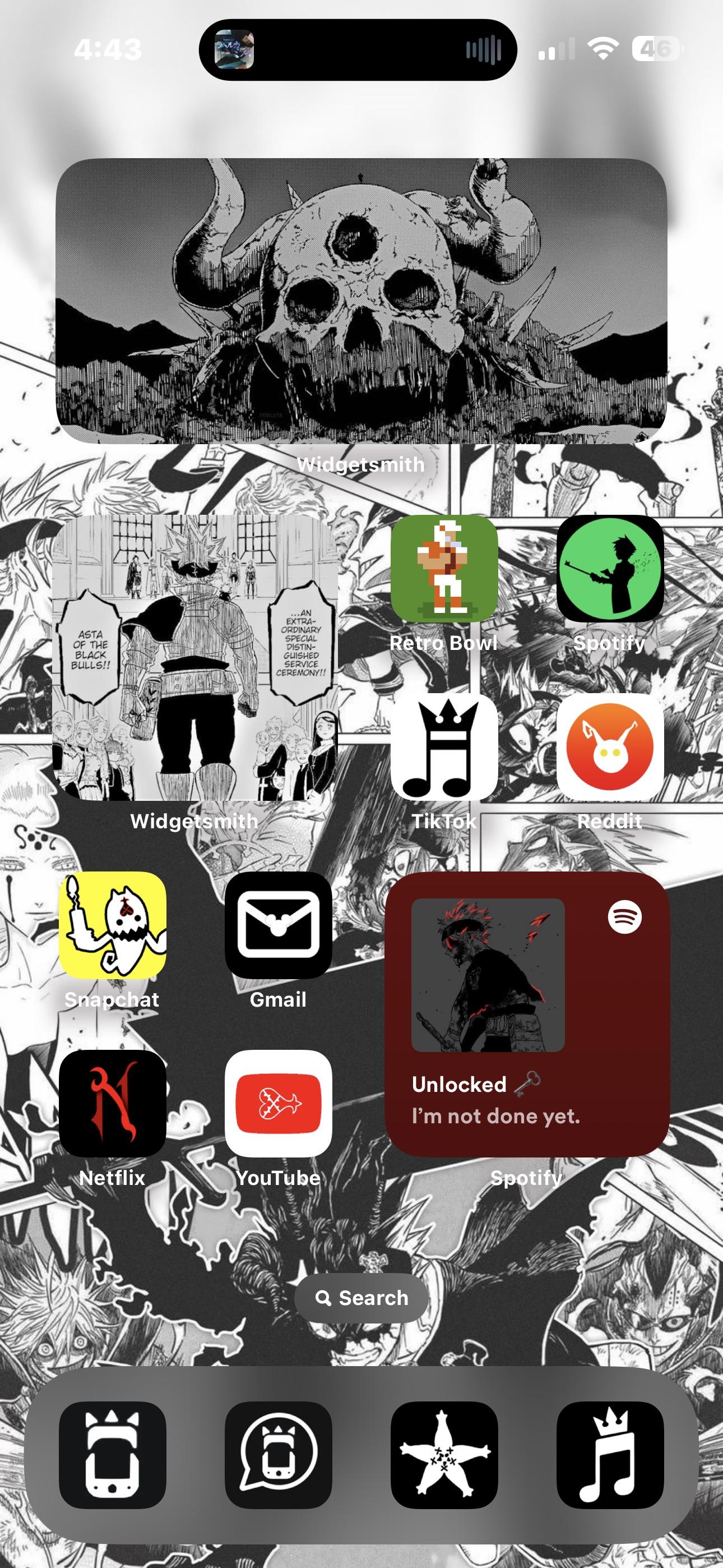 My black clover Home Screen | Scrolller
