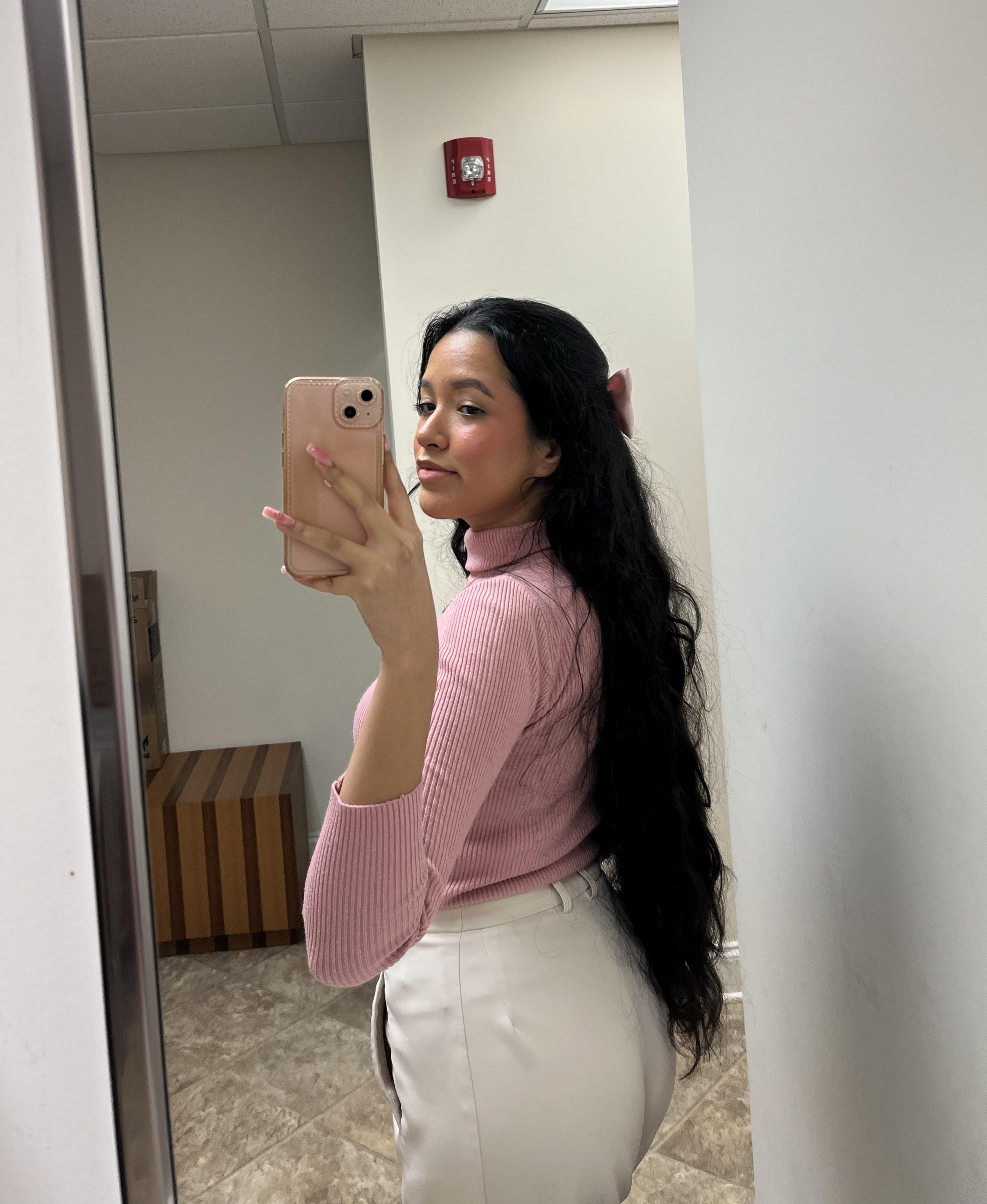 Simple bday hair for work 🎀 | Scrolller