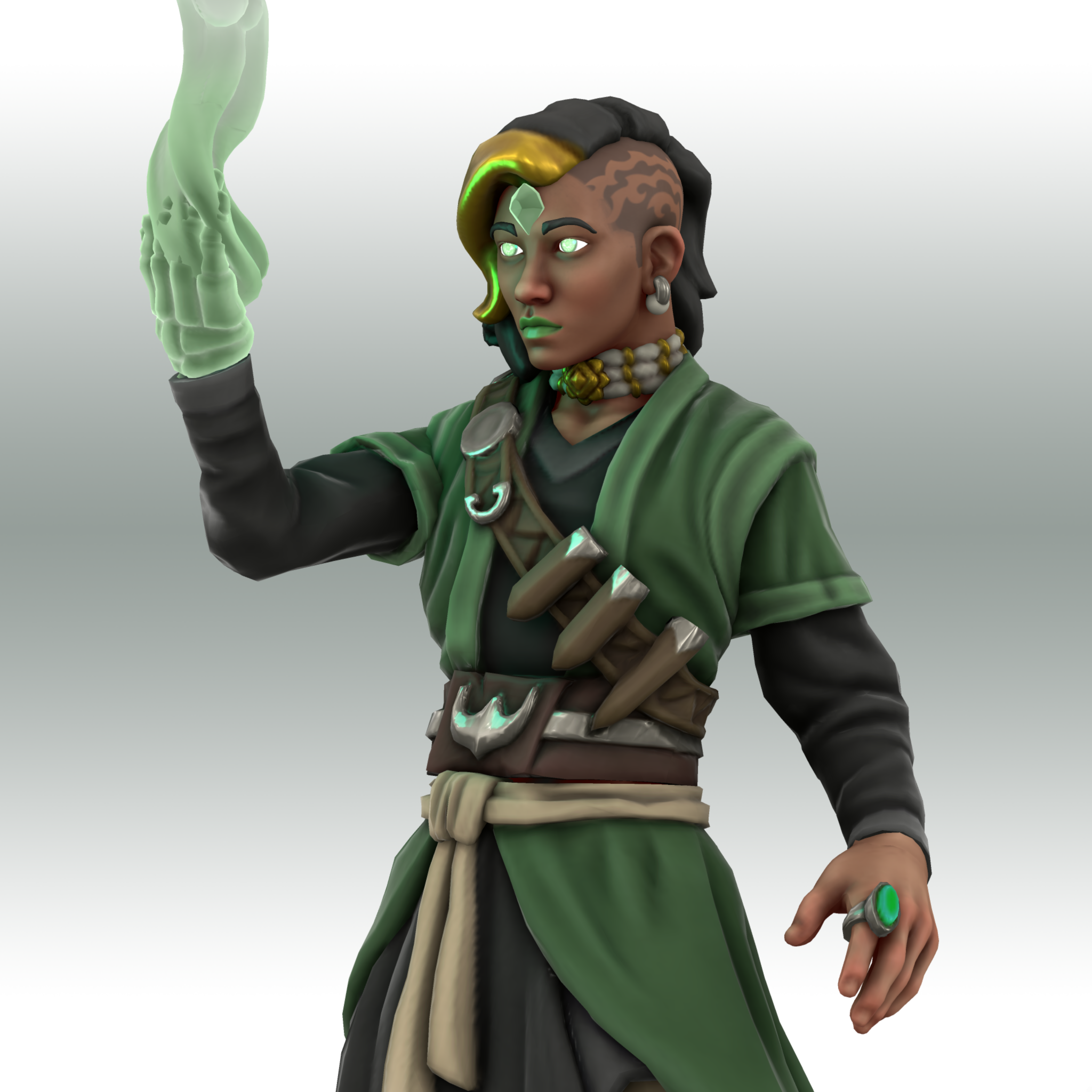 The Green Mage, human wizard | Scrolller