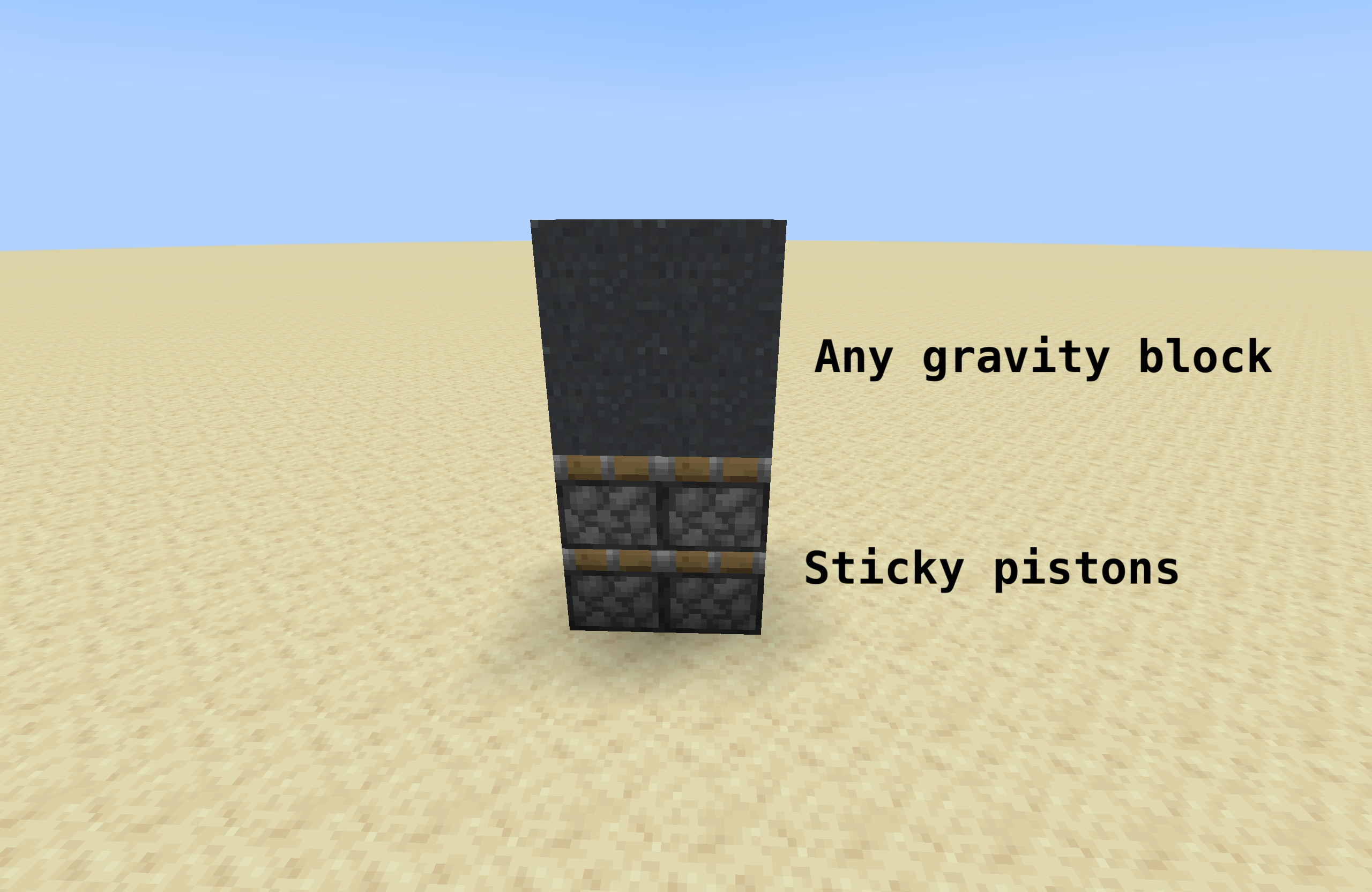 Easy Redstone Sand Door and Tutorial | Scrolller