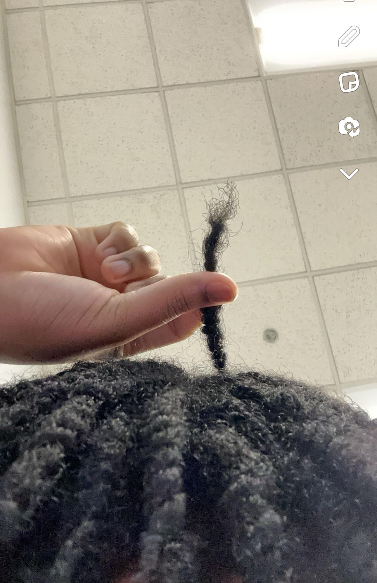 Anybody know my hair texture or why it looks like this at the end? | Scrolller