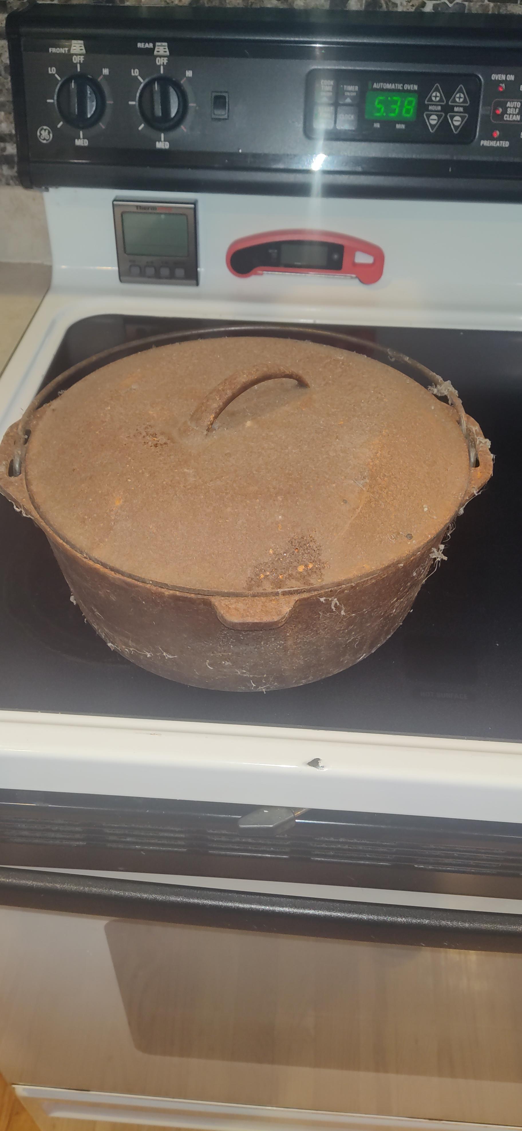 First full restoration attempt, a rusted old Lodge DO. Think it turned out pretty well. | Scrolller