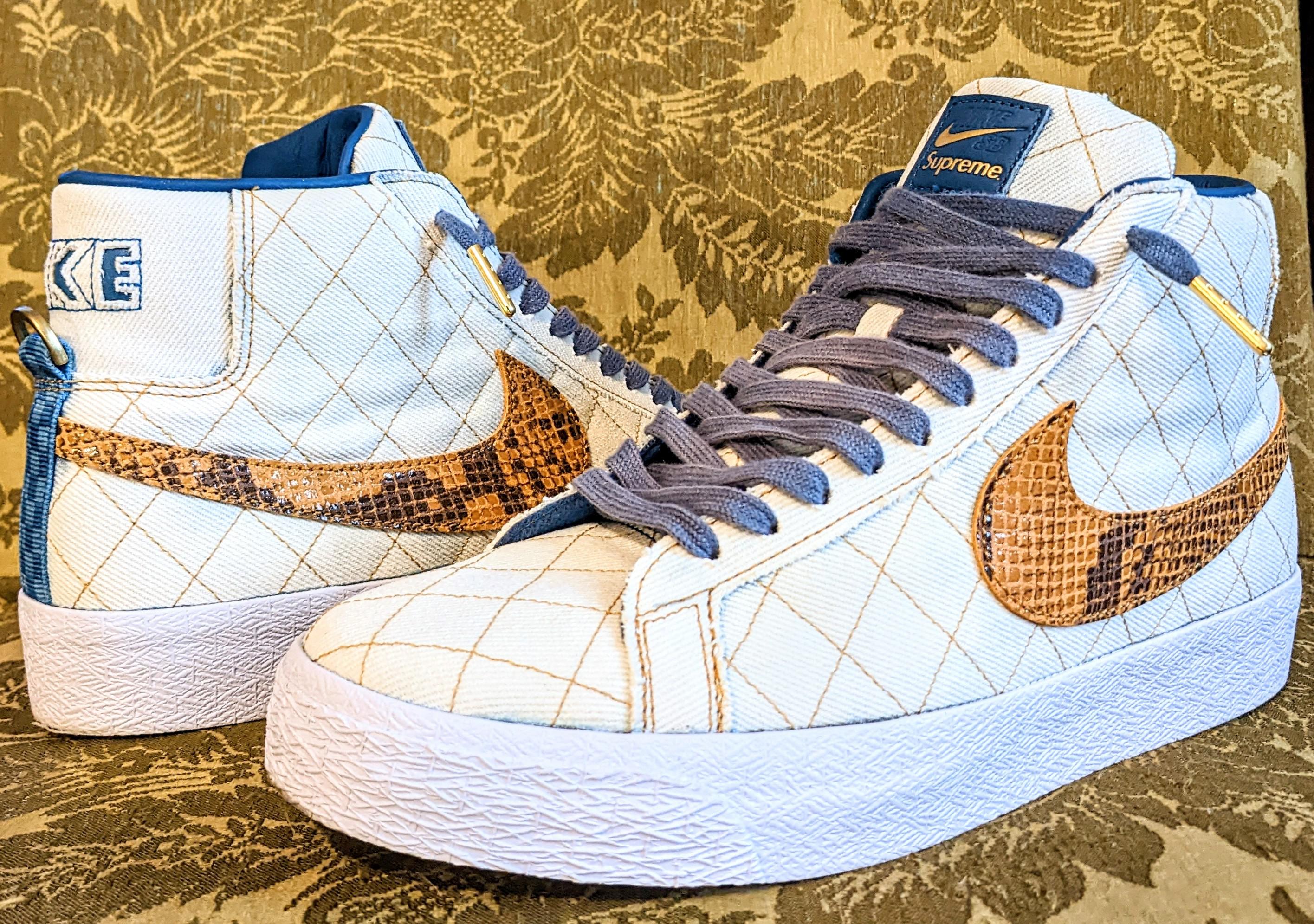 Bleached my Supreme Blazers | Scrolller