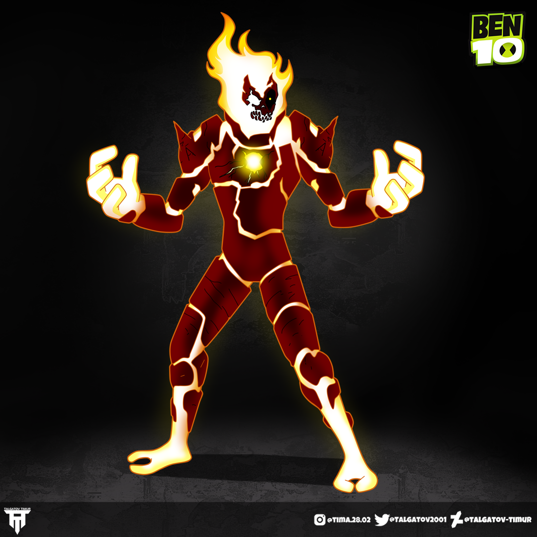 Ben 10 Heatblast carnitrix fan art | Scrolller