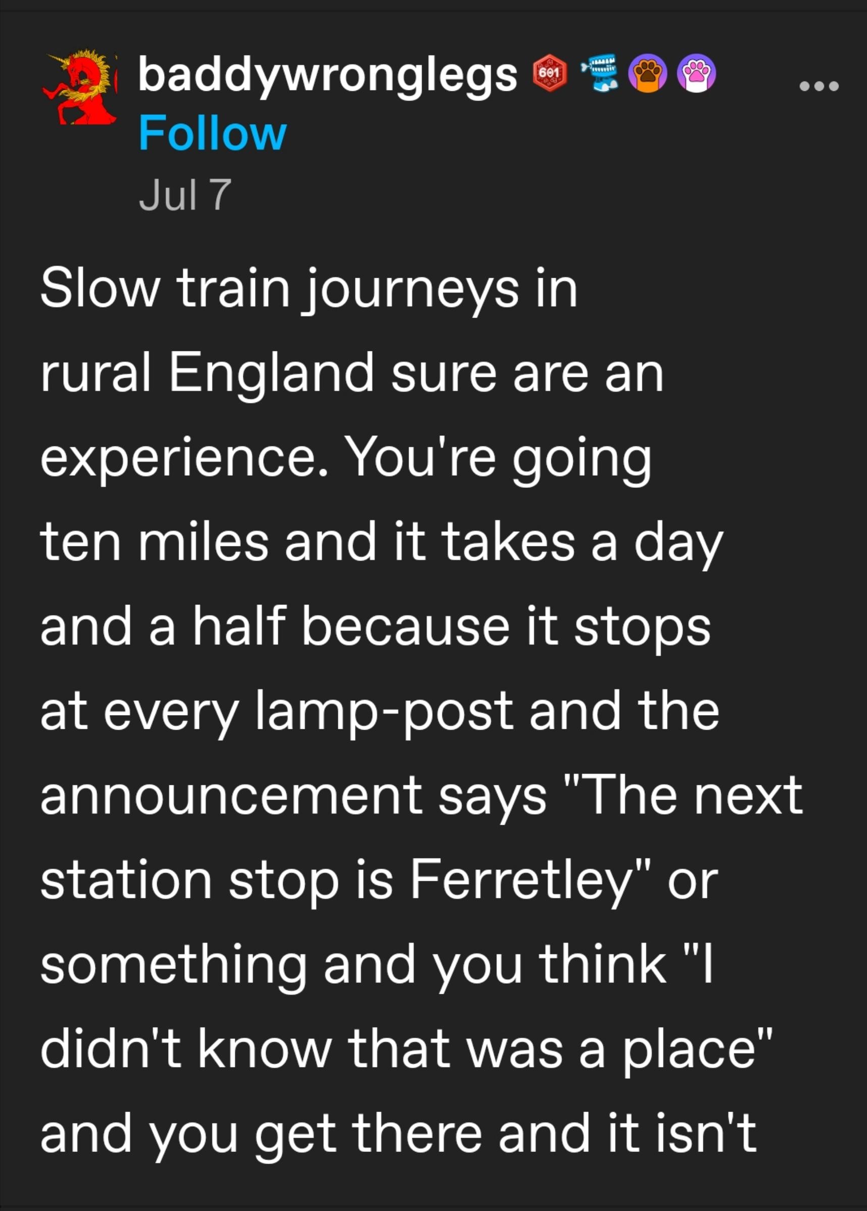 Slow Trains | Scrolller