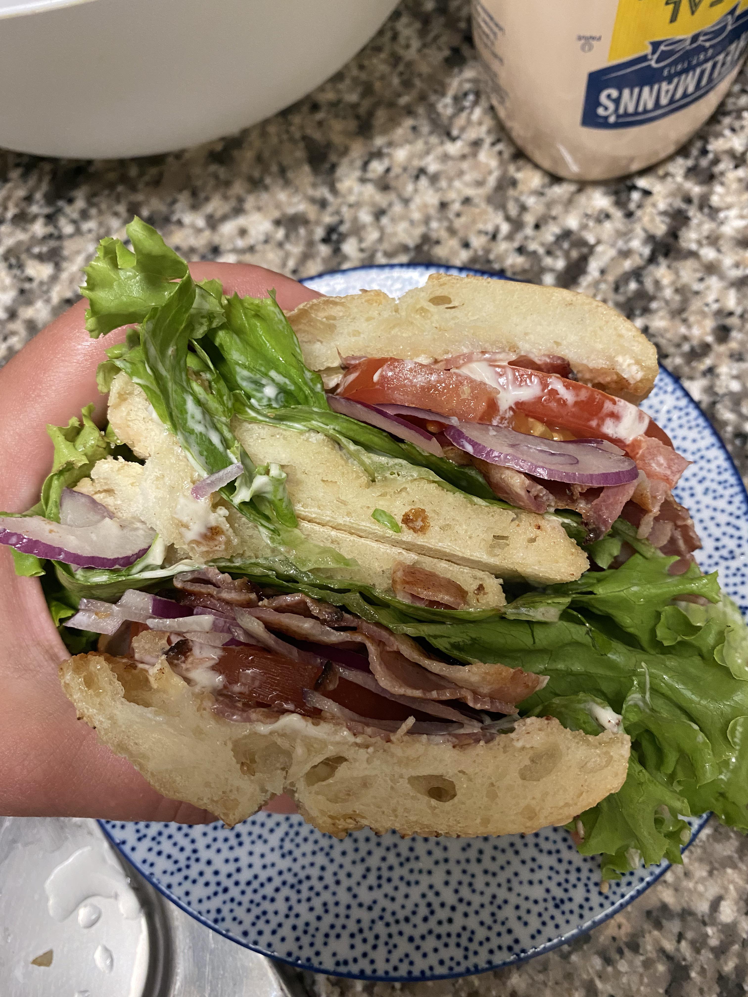 [homemade] BLT w/red onion | Scrolller
