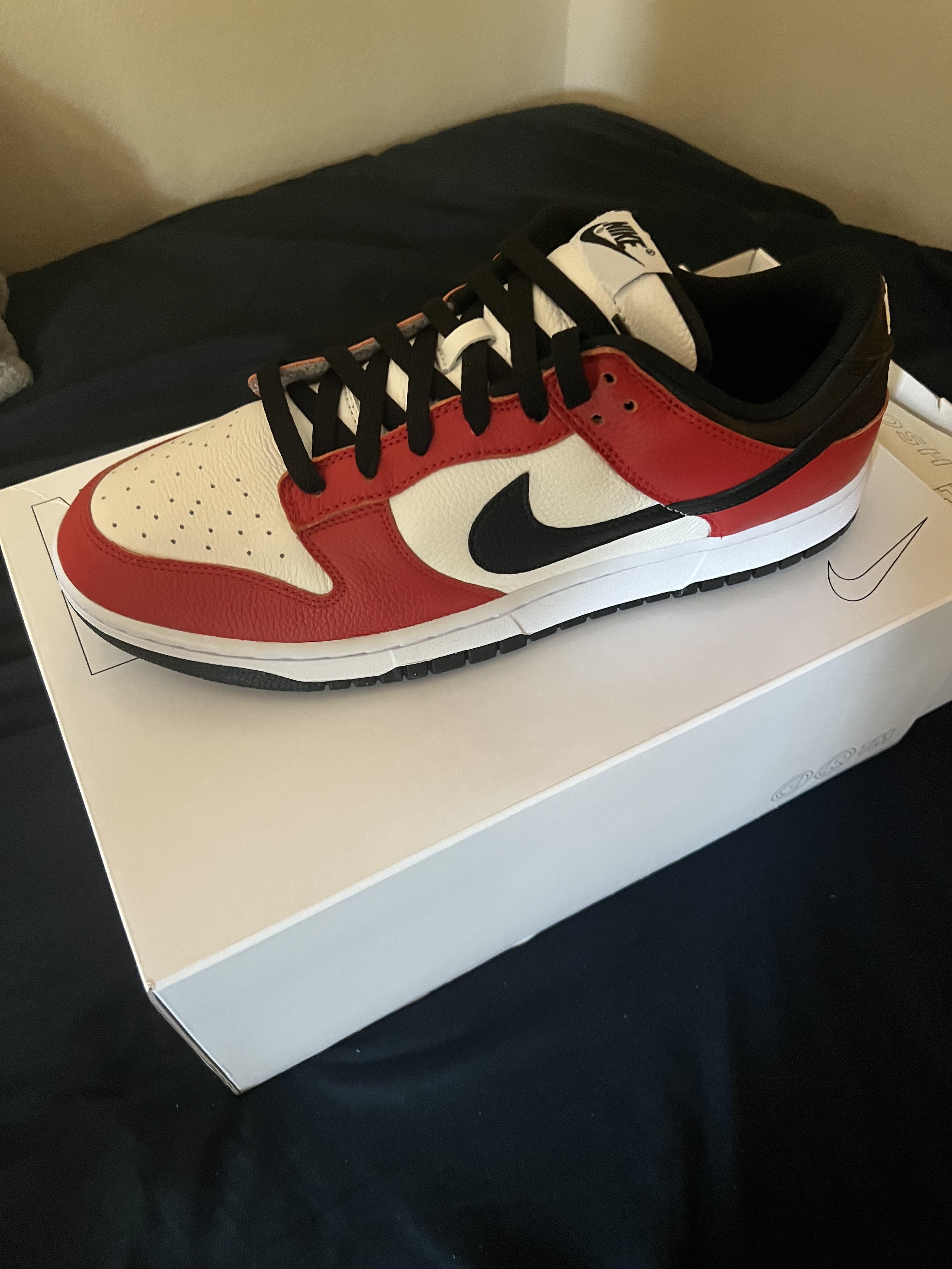 Dunk By You - “Chicago” inspired colorway came in today ! Super impressed by materials and ...