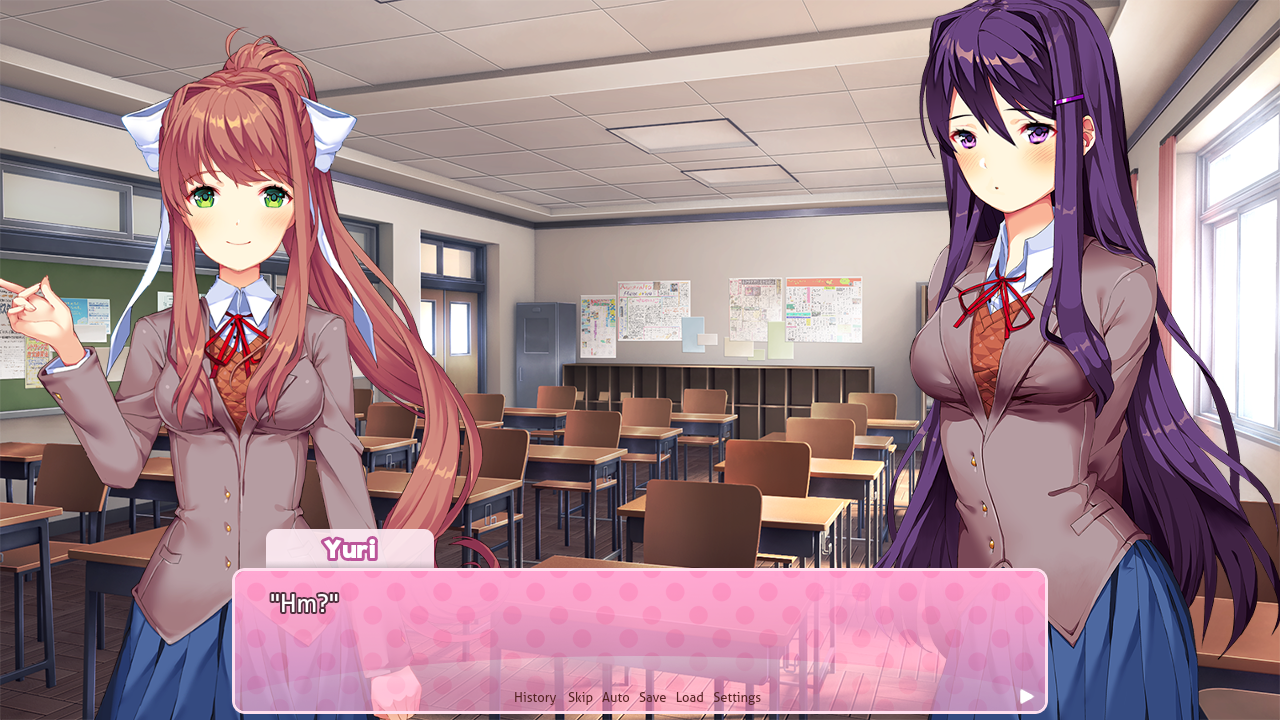 Ddlc but Natsuki is shy and Yuri is confident (part 1,wip) | Scrolller