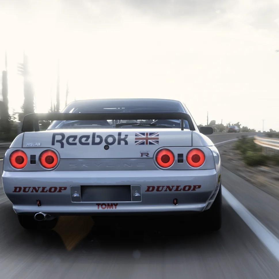 Nissan Skyline GT-R R32 Reebok No.1 JTC 1990 Group A Livery Share Code: 464 042 317 | Scrolller