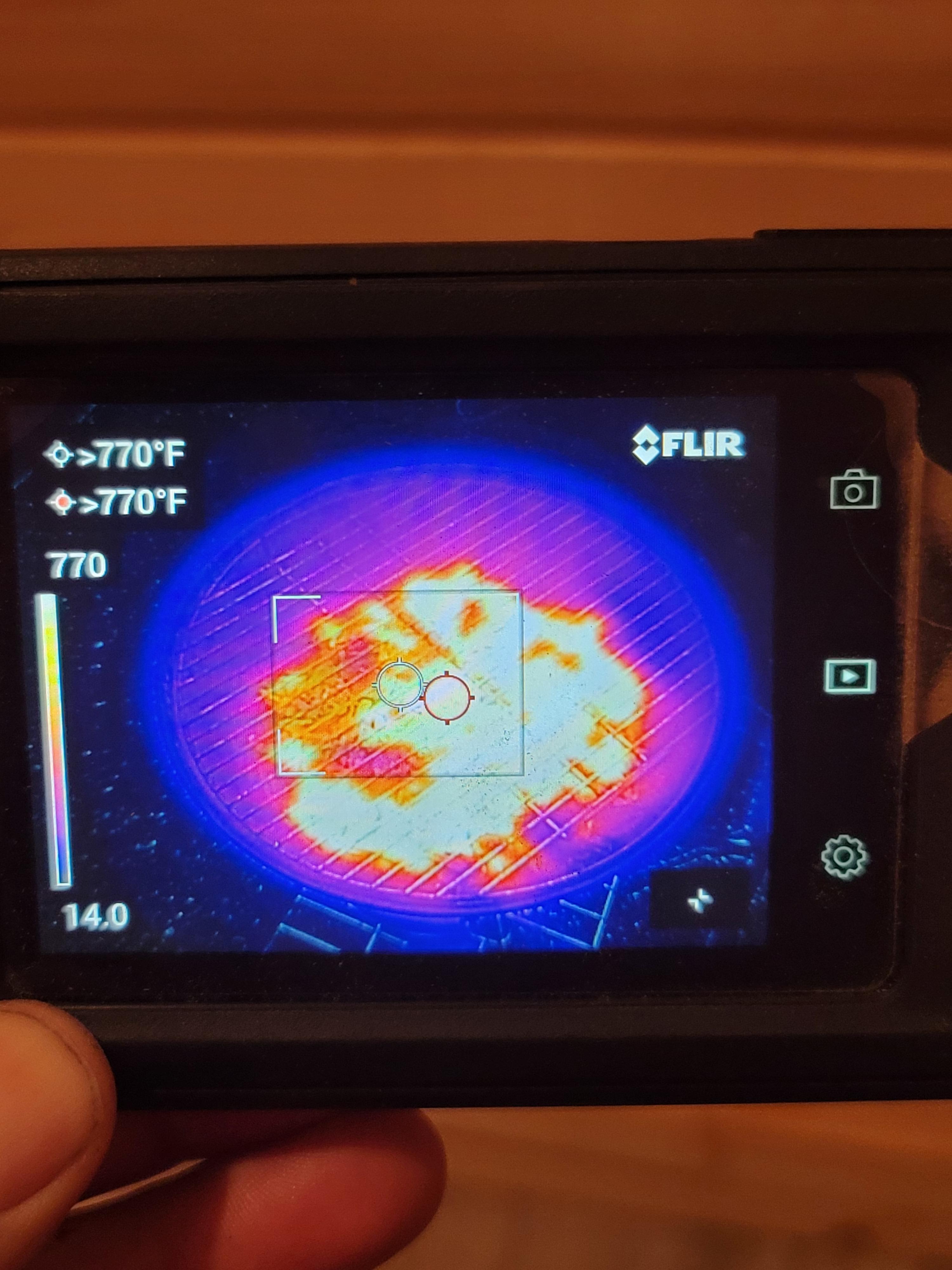 Using my thermal imaging camera for charcoal grilling | Scrolller