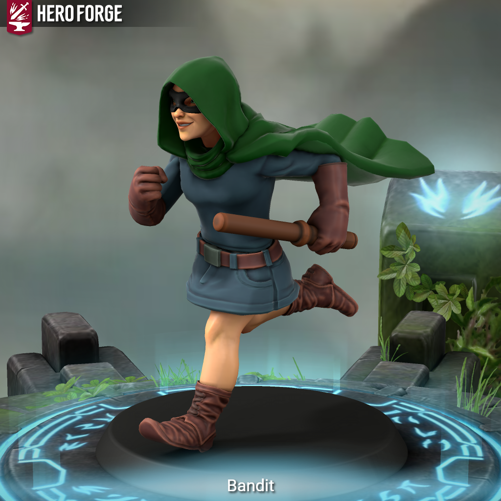 I made the Bandit in Heroforge | Scrolller