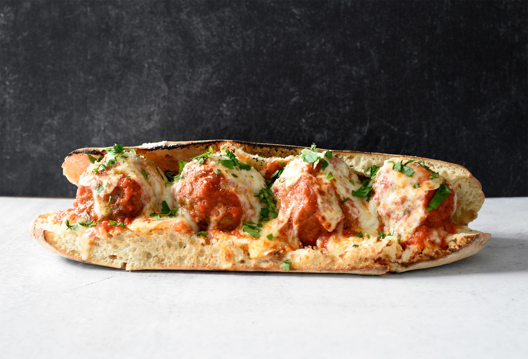 [Homemade] Meatball Panuozzo (Pizza Bread) | Scrolller