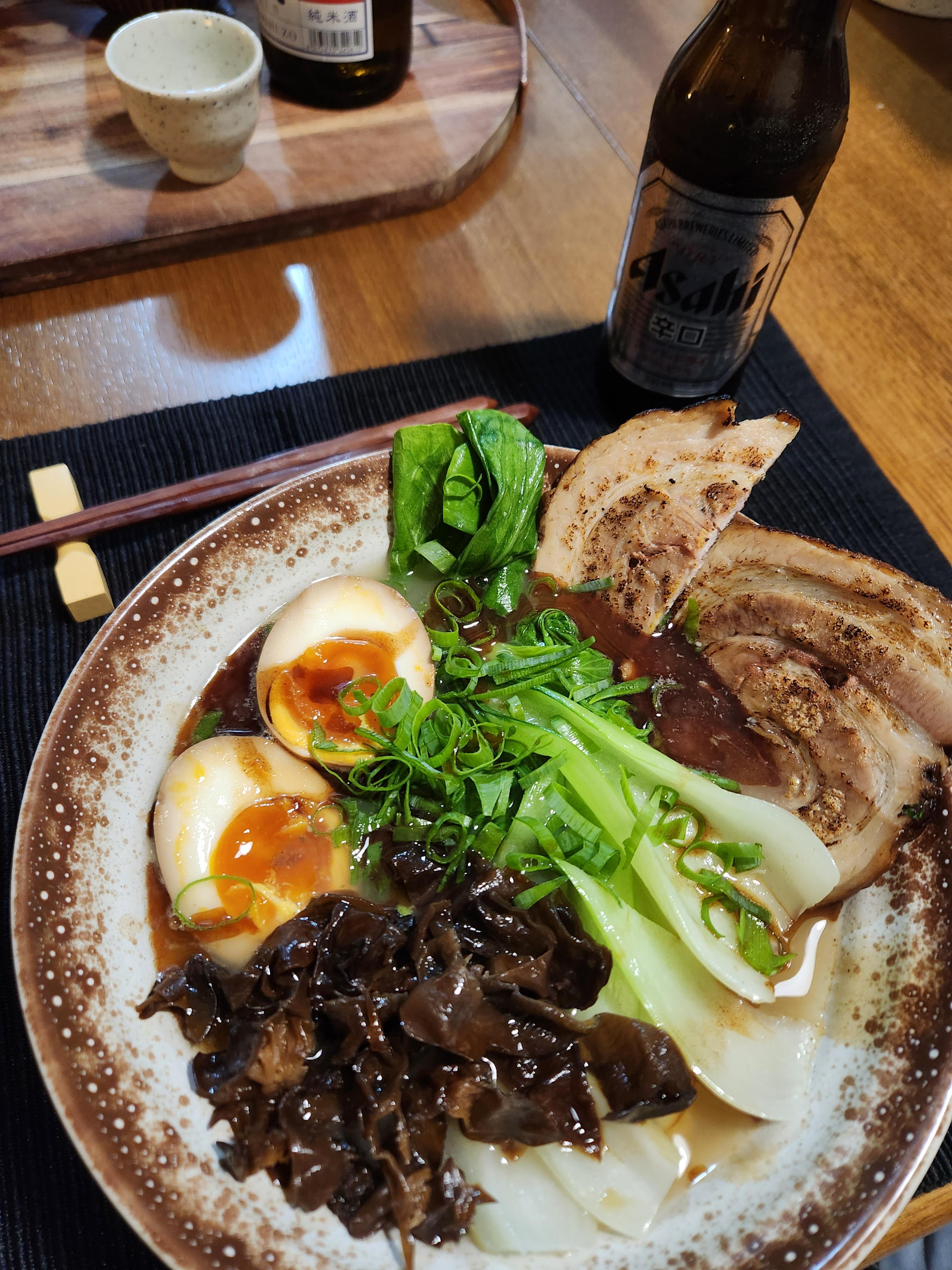 Tonkotsu -- third attempt from first broth batch | Scrolller