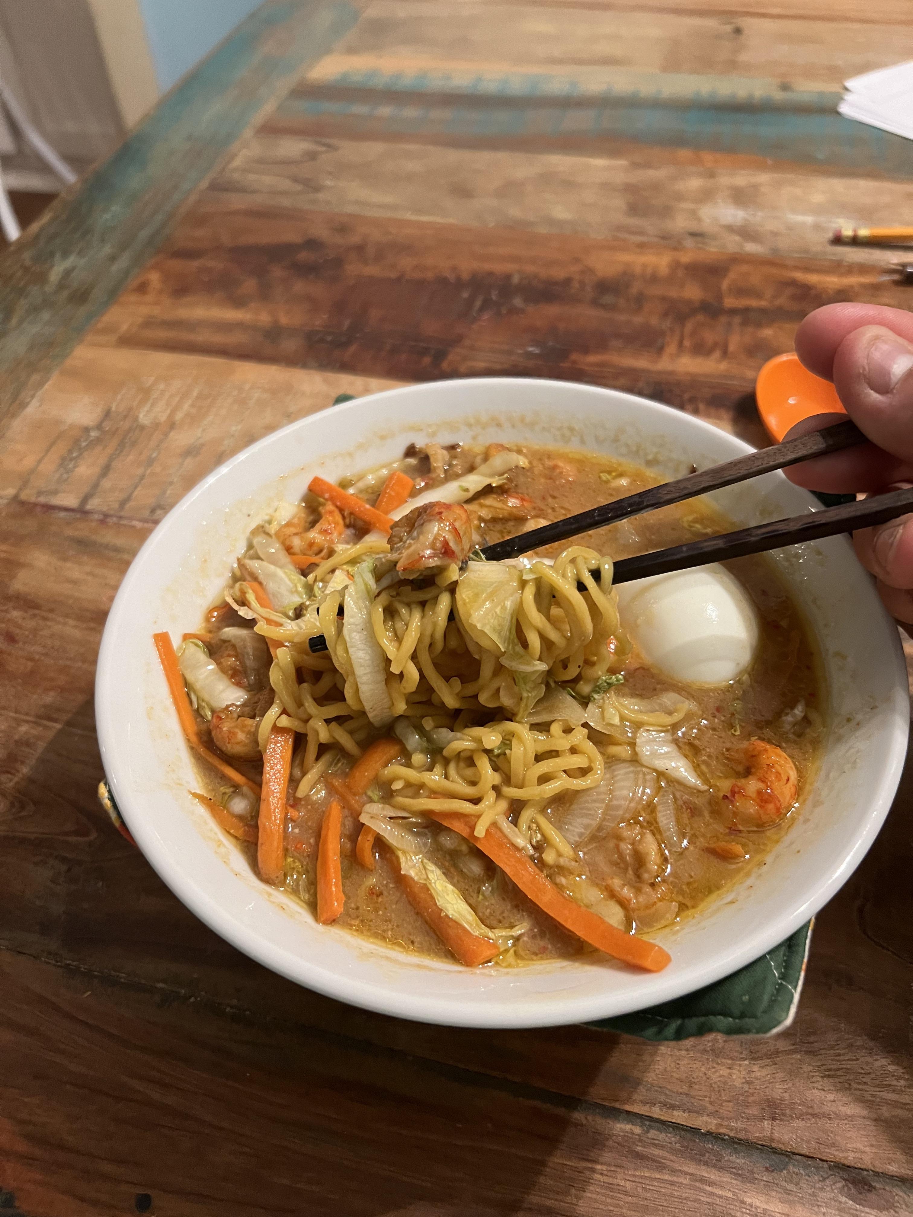 Crawfish miso ramen | Scrolller
