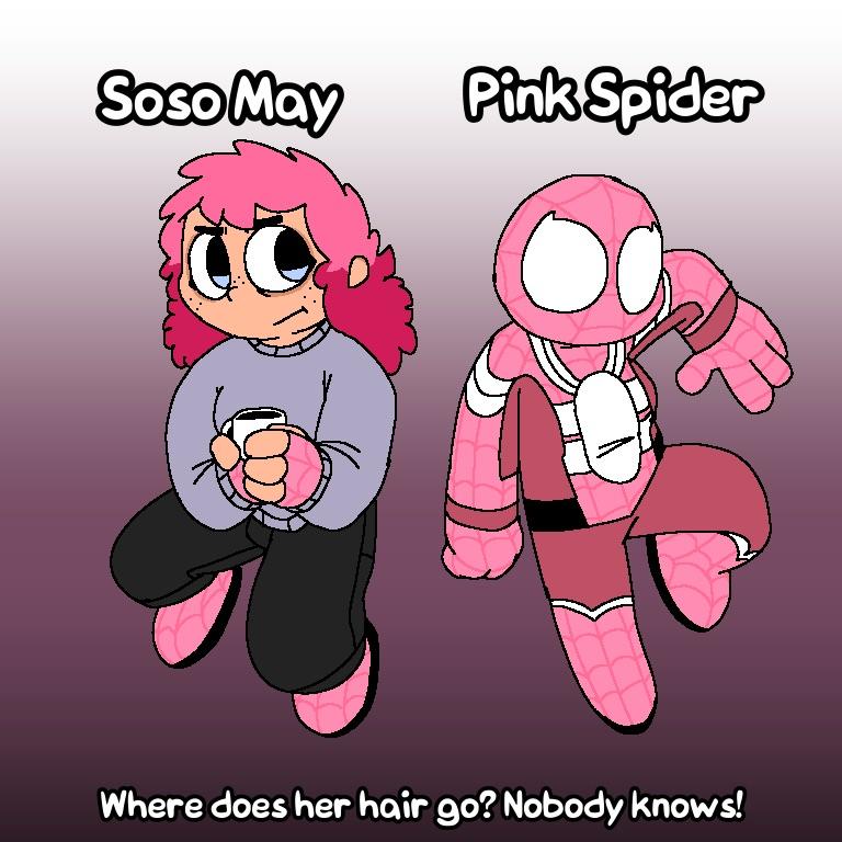 Pink Spider - basically the main characters | Scrolller