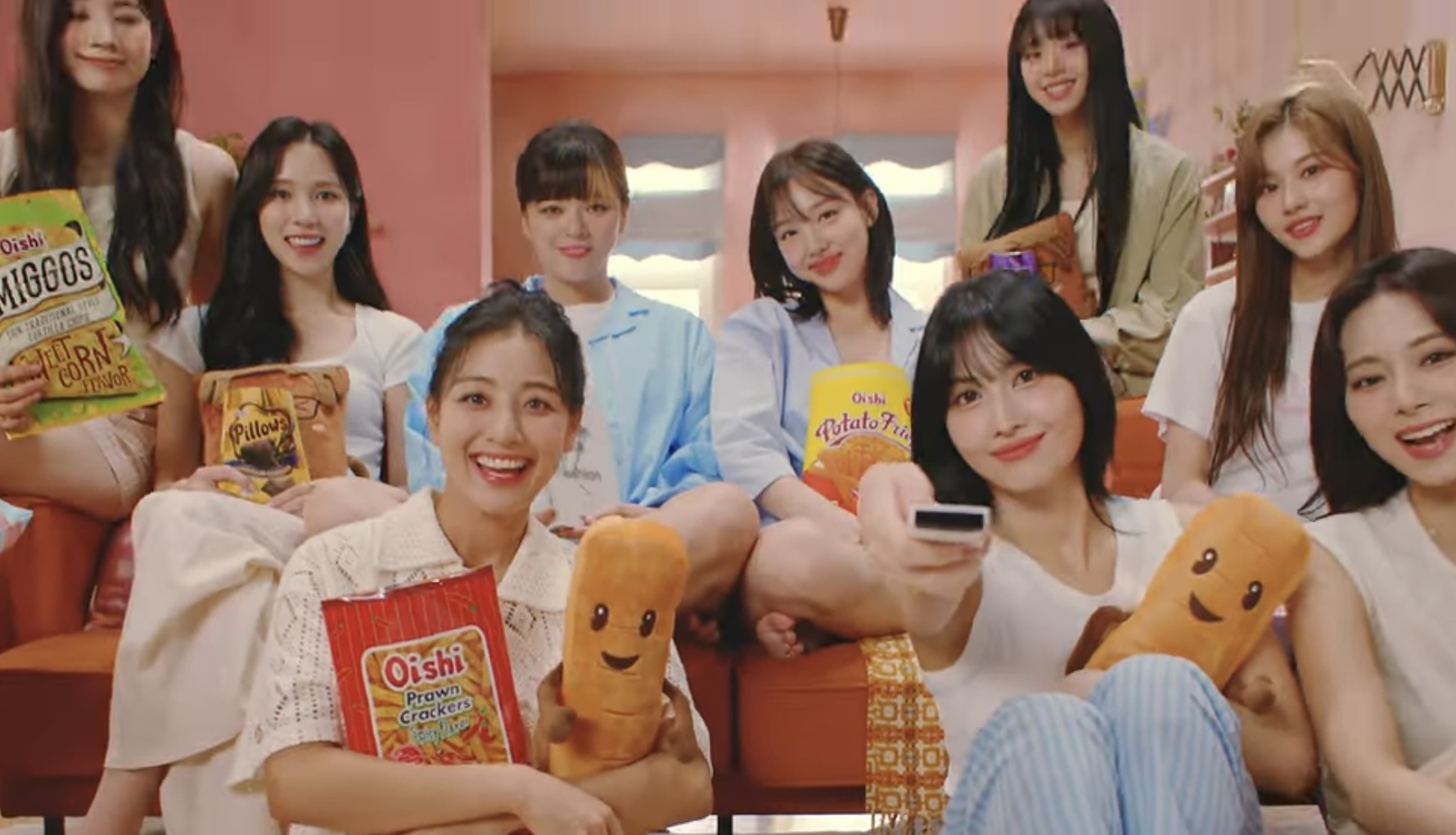 I bought the plushie from Twice's Oishi ad (the snacks are included too) | Scrolller