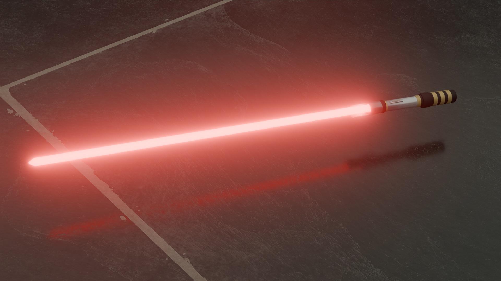 I created my own Lightsaber model | Scrolller