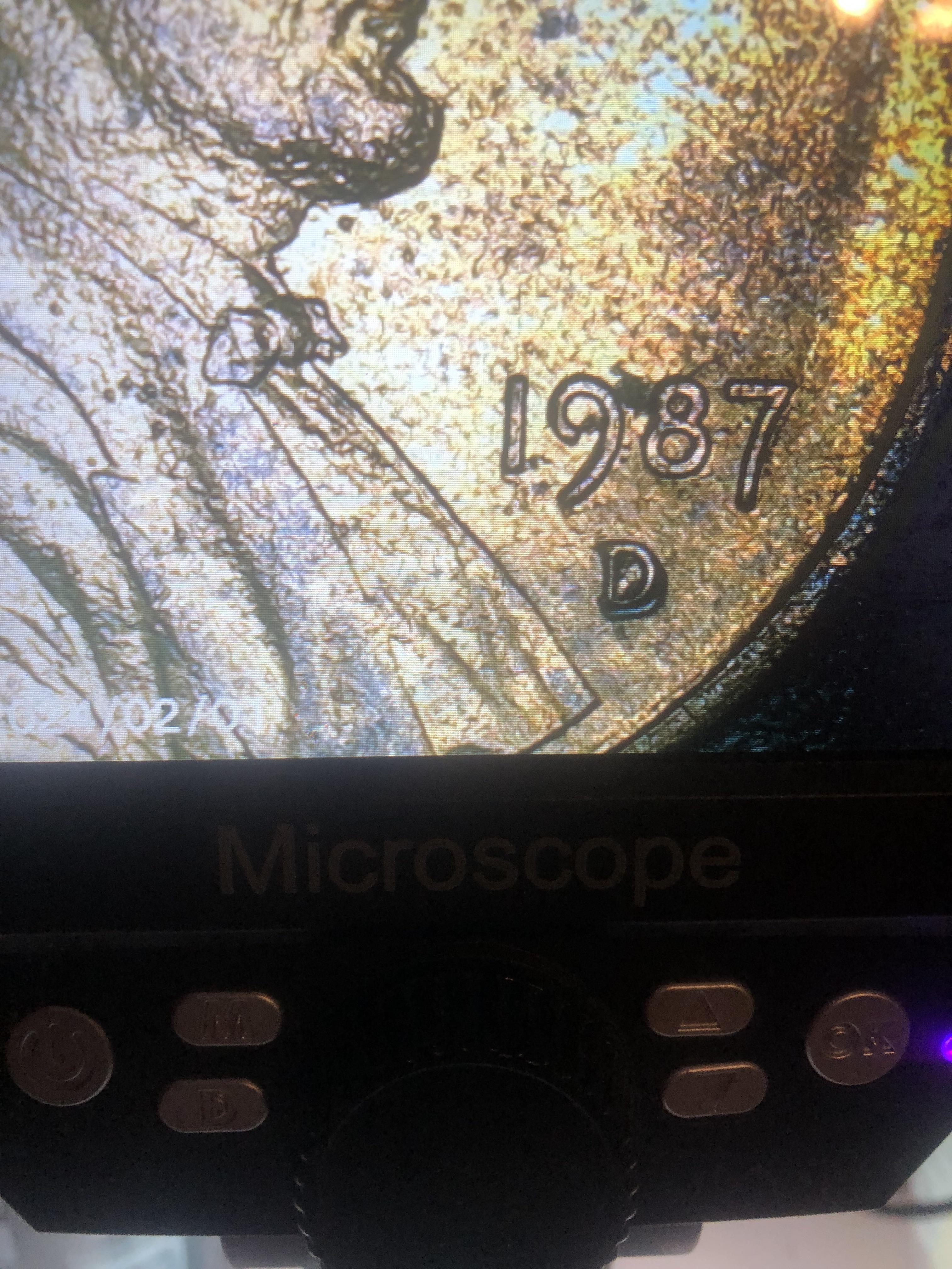 1987 D penny, does anyone know if there’s a double mint mark for that year? Still learning ...