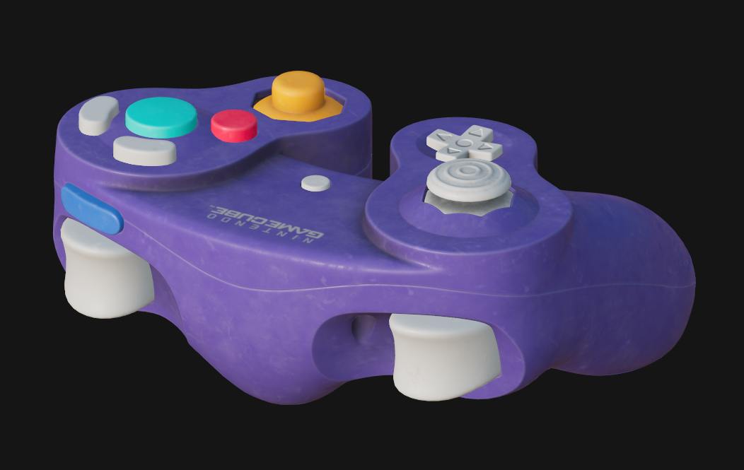 Gamecube controller texture wip | Scrolller