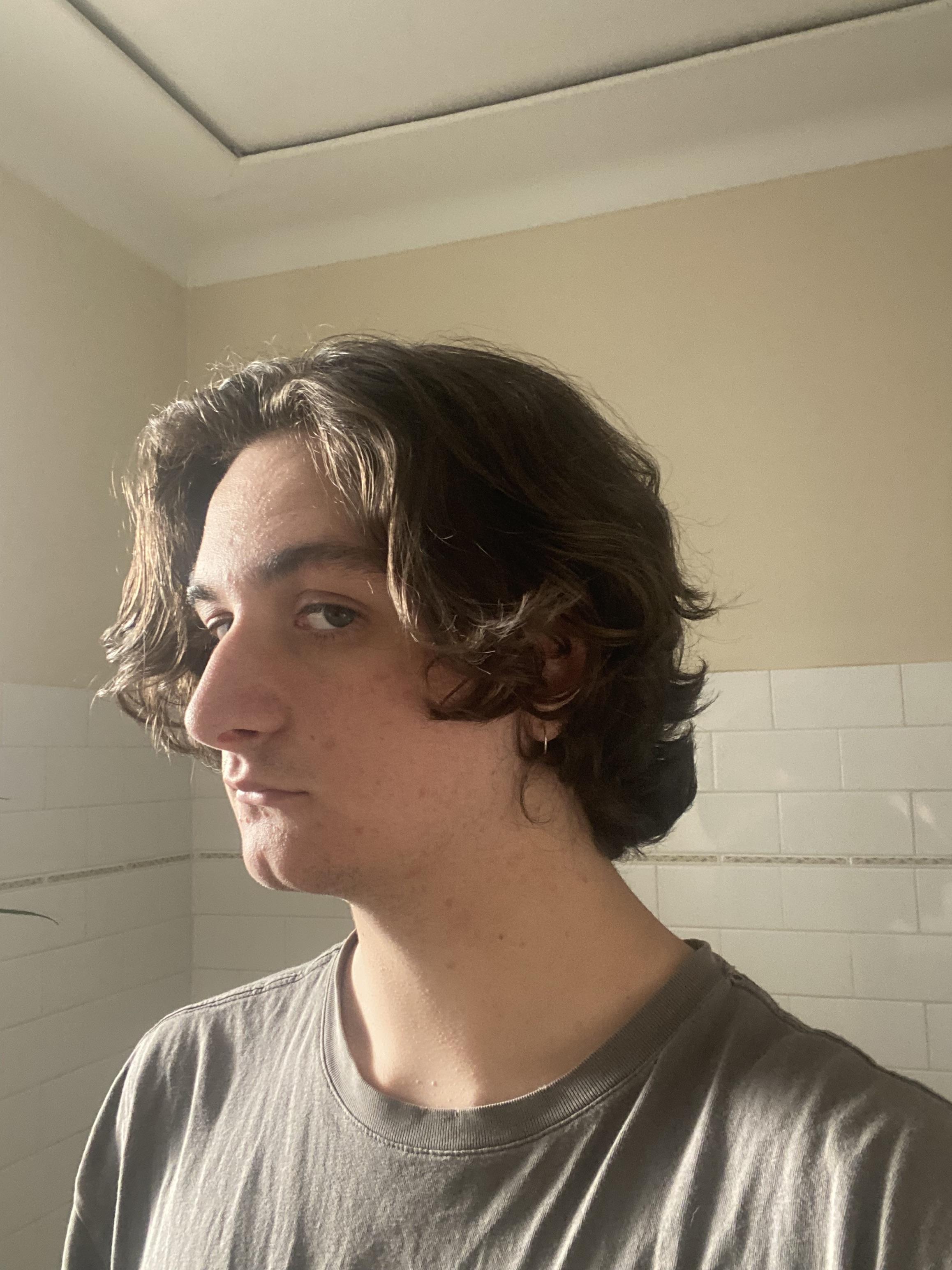 Thinking about cutting my hair shorter, but I have a really big nose. Any recommendations? Sick ...