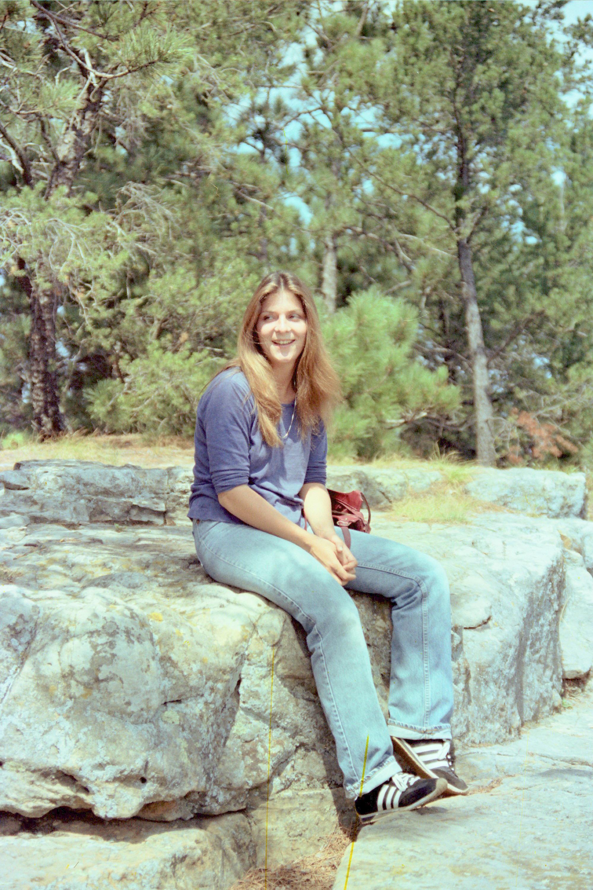 My mom in Colorado in the 70s | Scrolller