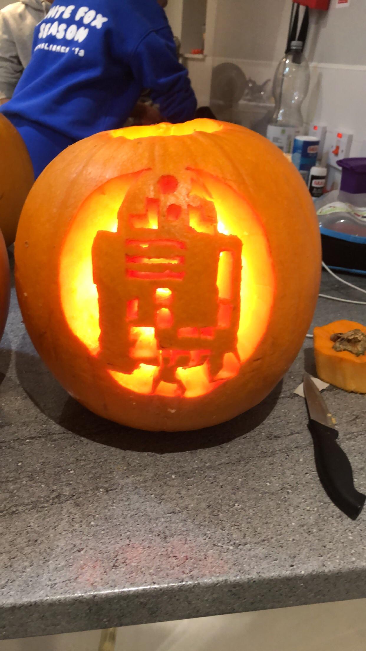 Pumpkin carving star wars edition | Scrolller