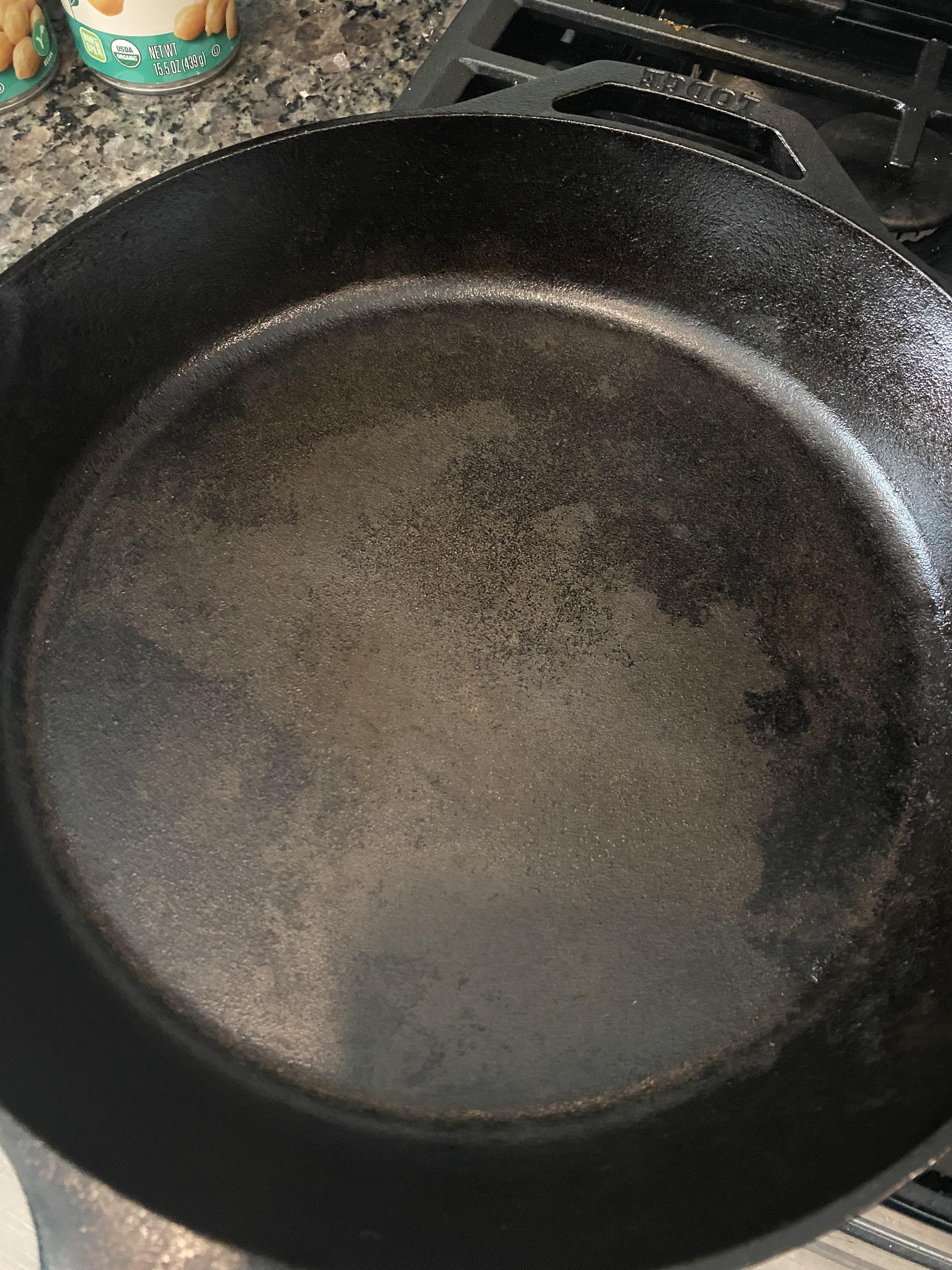 How do i get the crud off my skillet? | Scrolller