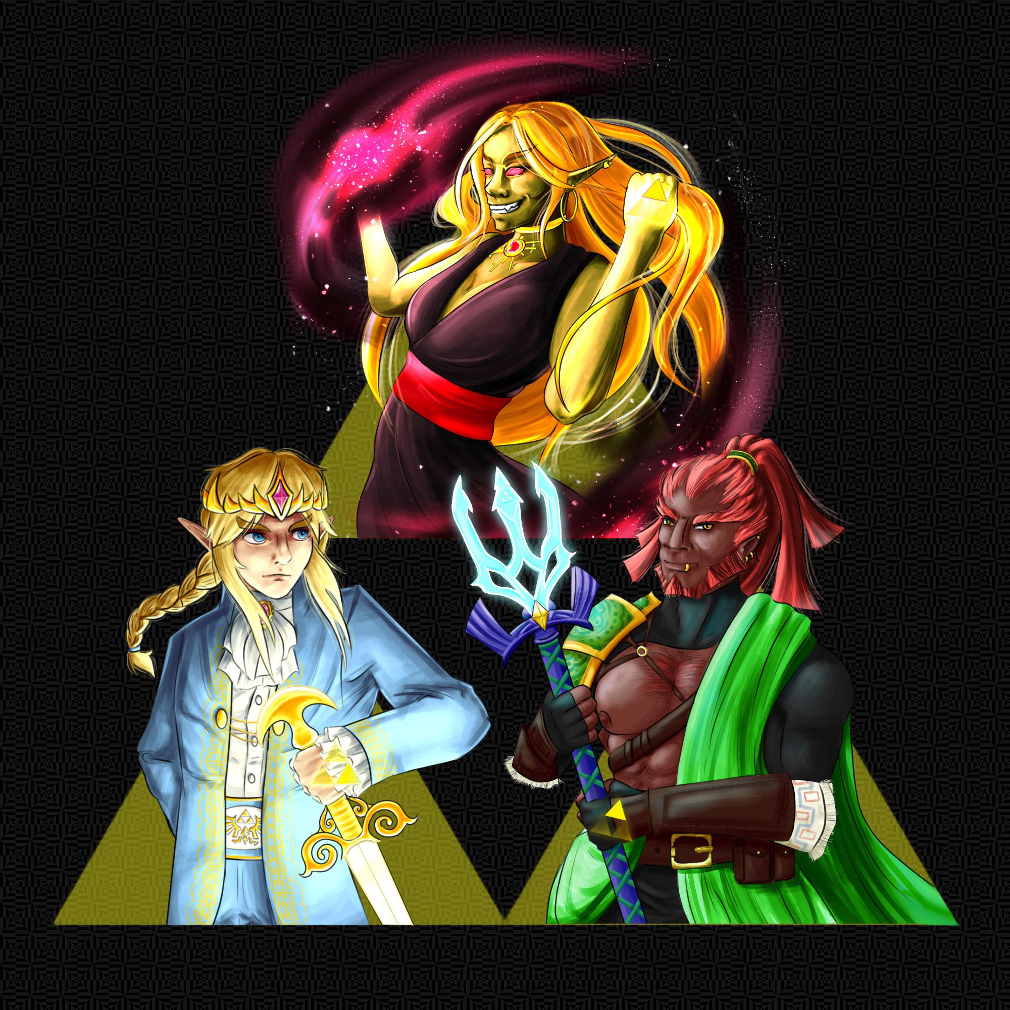 [OTHER] [OC] I decided to try my hand at the Triforce Swap AU | Scrolller